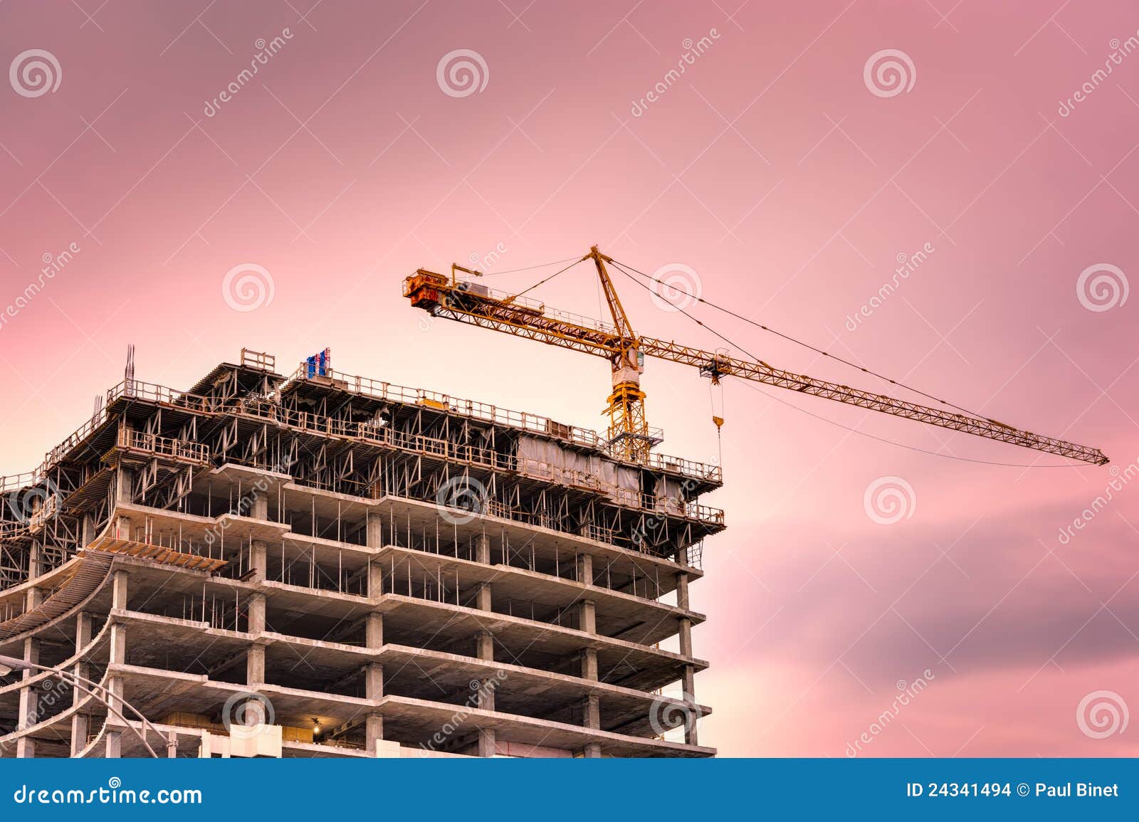 High rise construction stock photo. Image of condominium - 24341494