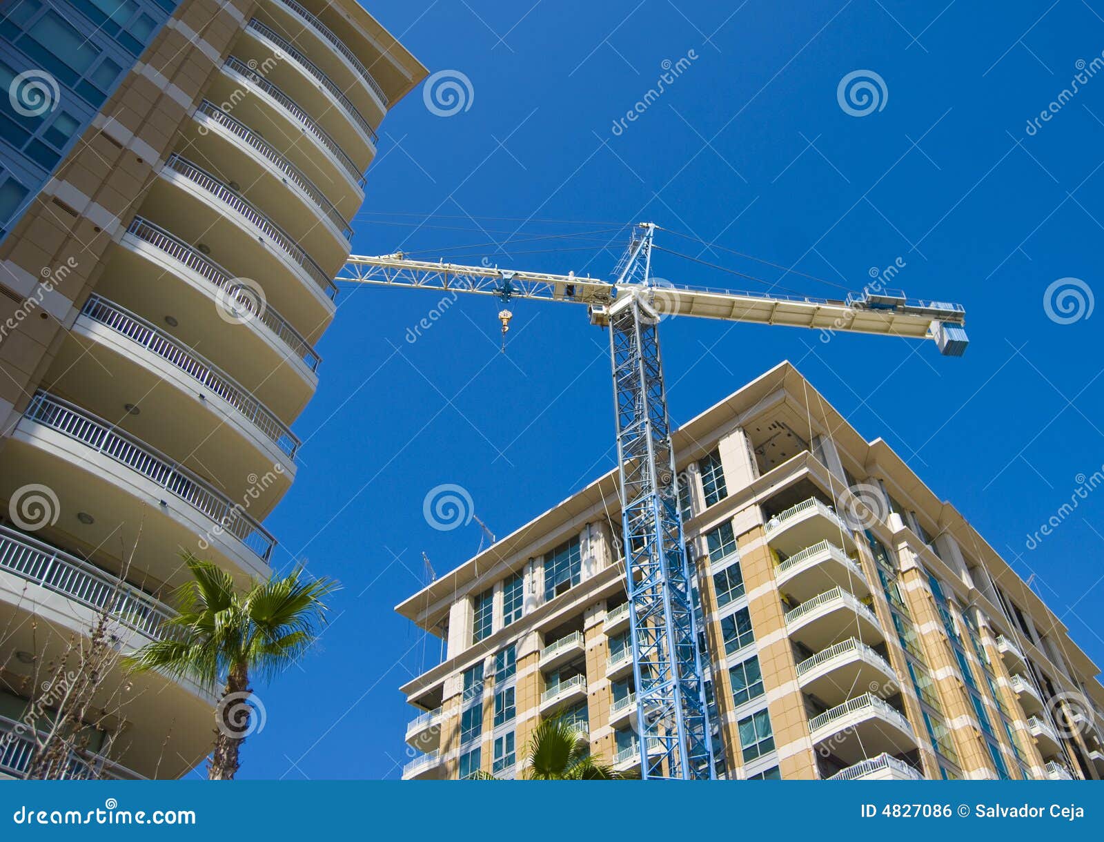 High rise construction stock photo. Image of constructing - 4827086