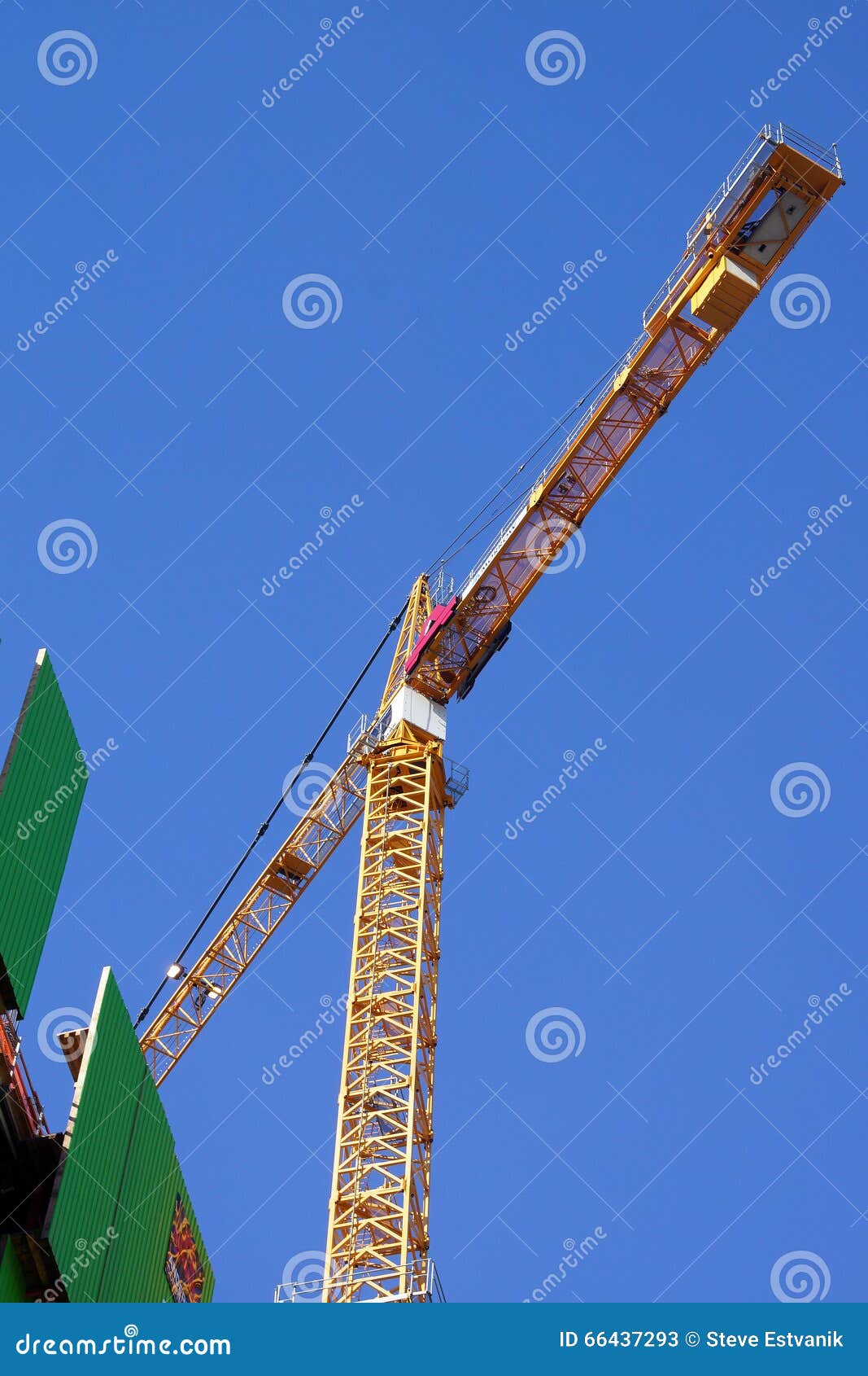 High Rise Construction Cranes Stock Image - Image of highrise, city ...