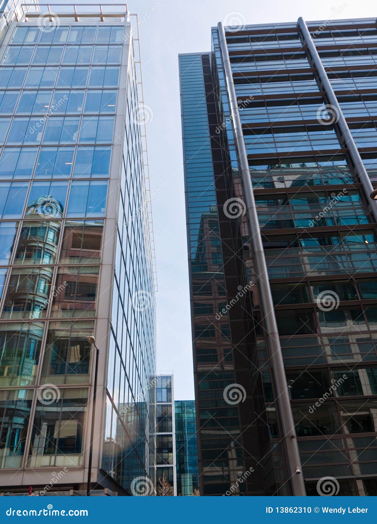 High Rise Corporate Office Buildings. Stock Photo - Image of banking ...