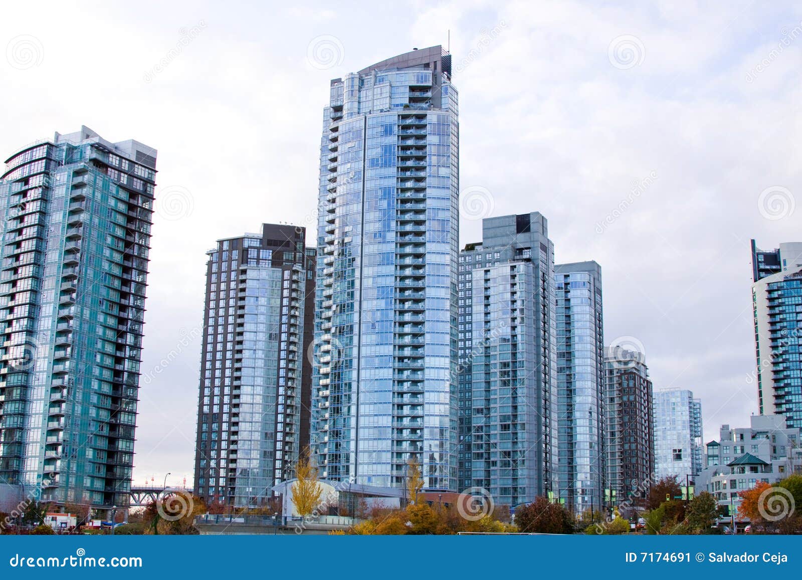 High Rise Glass Buildings Stock Image Image Of British 7174691