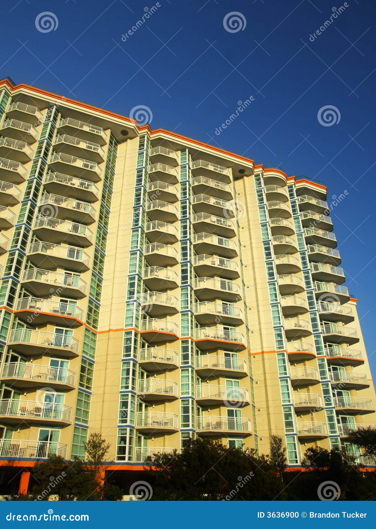 High rise hotel stock photo. Image of resort, rise, hotel - 3636900