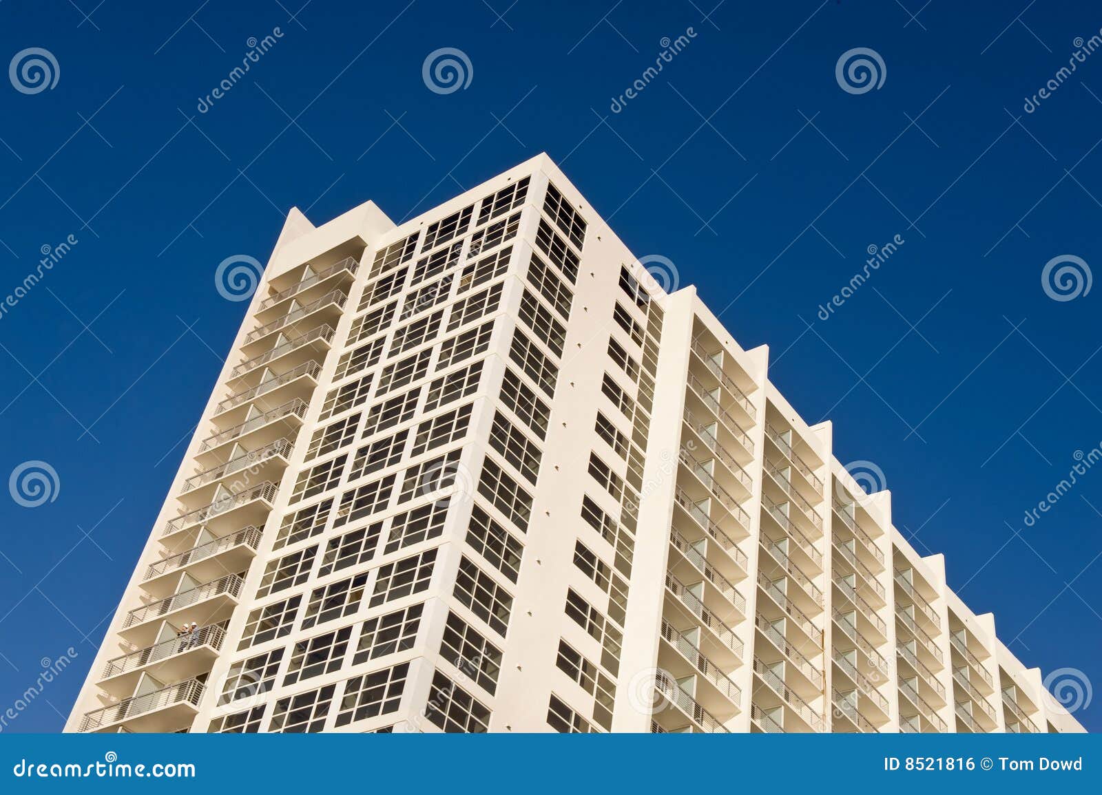 High rise hotel and condos stock photo. Image of condominium - 8521816