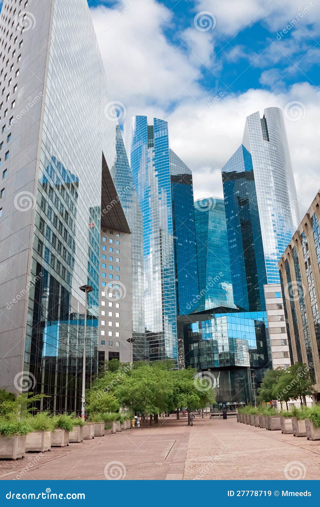High-rise Modern Building. Paris Stock Image - Image of urban ...