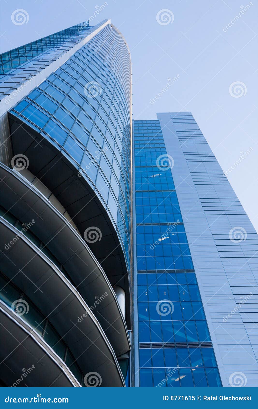 High-rise Modern Office Building Stock Image - Image of downtown ...