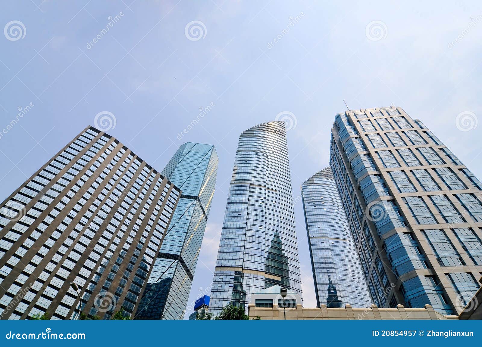 High-rise office building stock image. Image of clean - 20854957