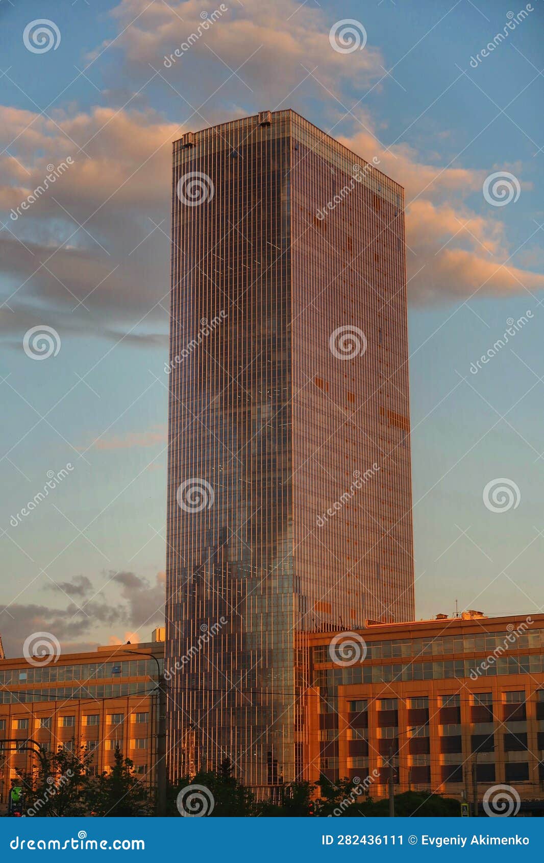 High-rise Office Building Against the Sky Stock Image - Image of ...