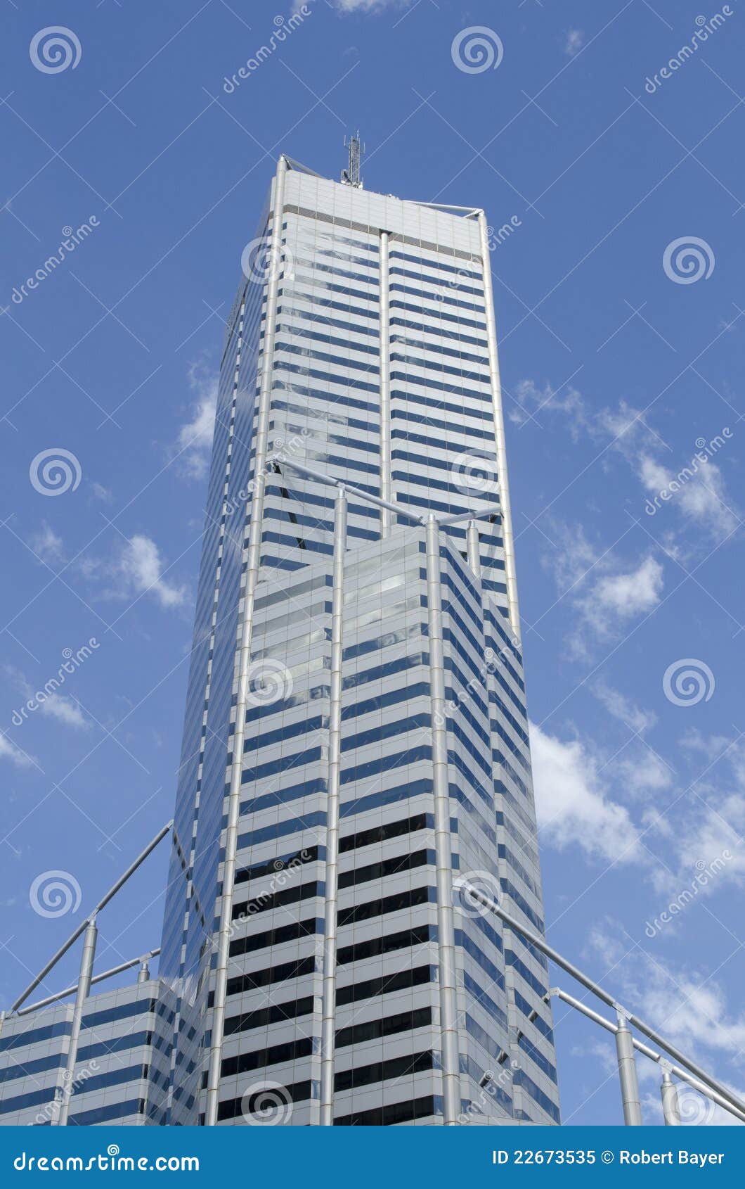 High-rise Office Building in Perth CBD Stock Image - Image of district ...