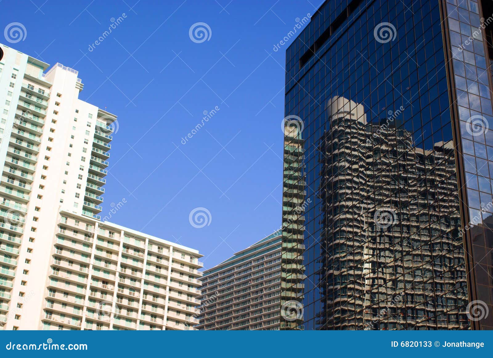 High rise office buildings stock image. Image of facade - 6820133