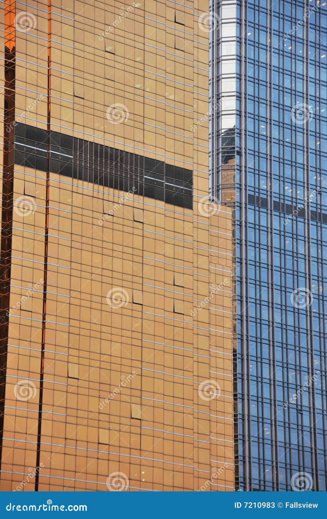 High rise office buildings stock image. Image of cityscape - 7210983