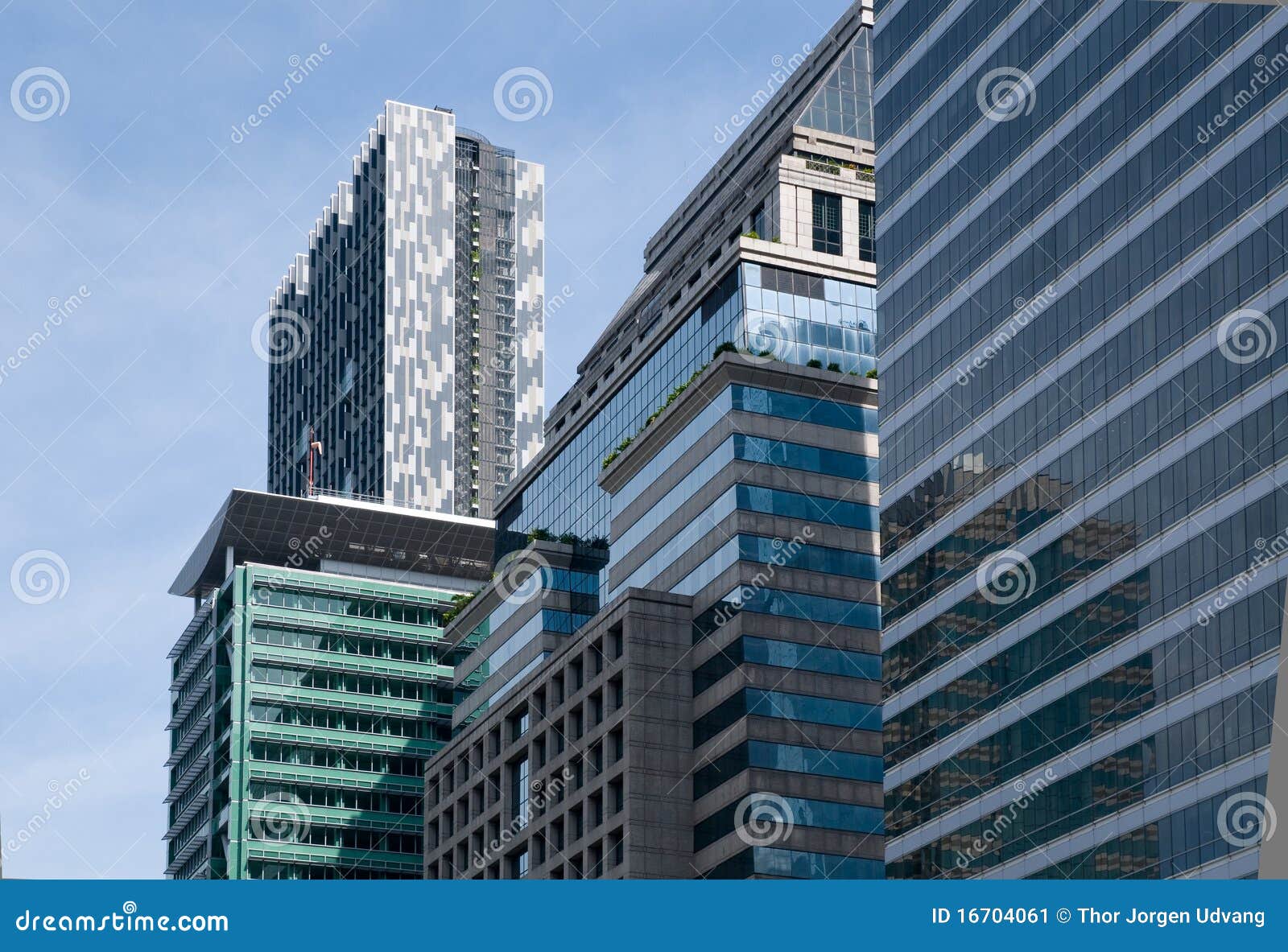 High-rise Office Buildings in Bangkok Stock Image - Image of thailand ...