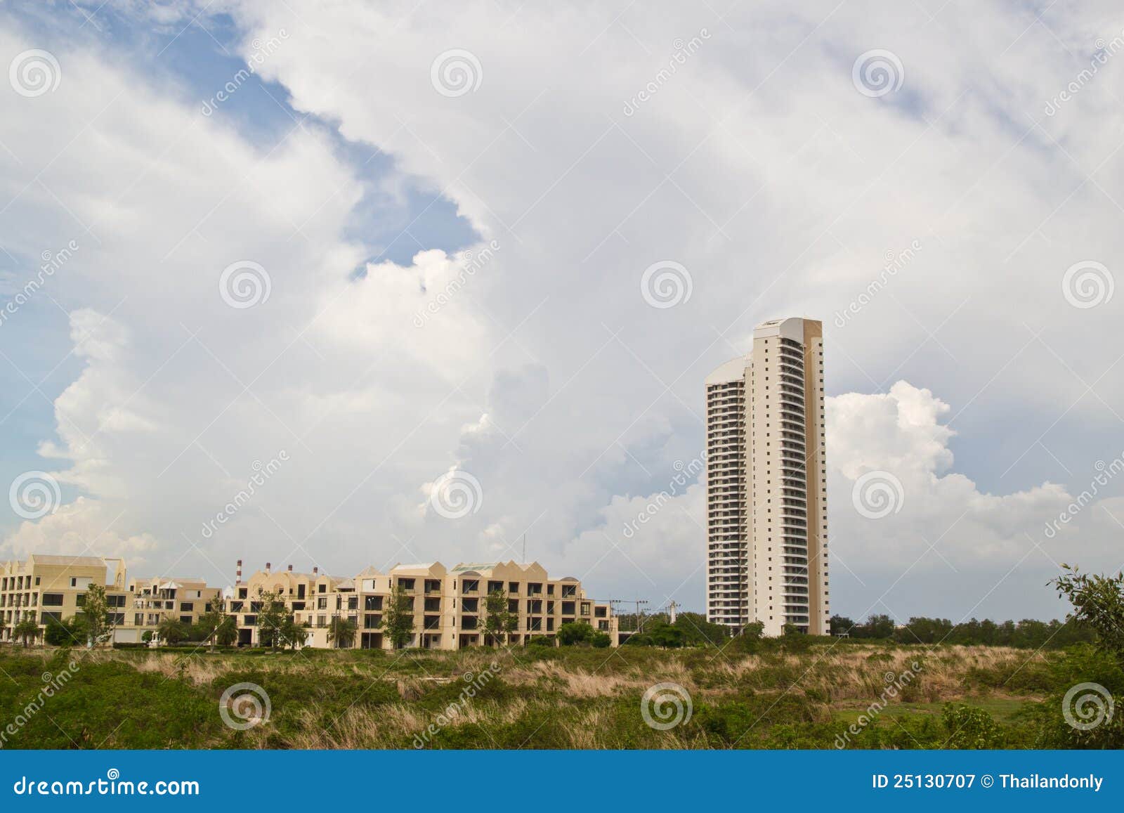 High-rise Paddy Field Building , Stock Image - Image of detail, bridge ...