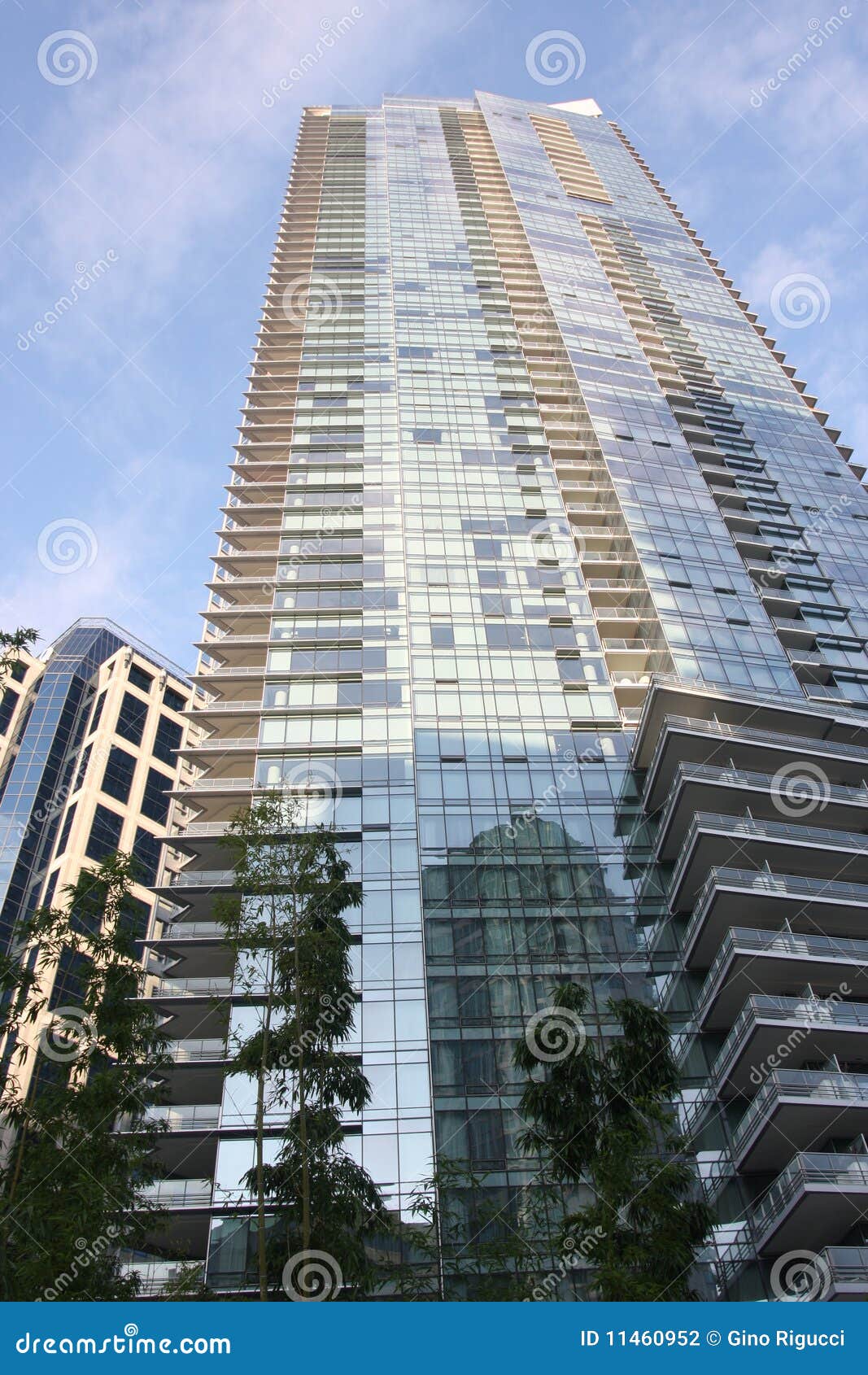High Rise Residential Apartments. Stock Photo - Image of high ...