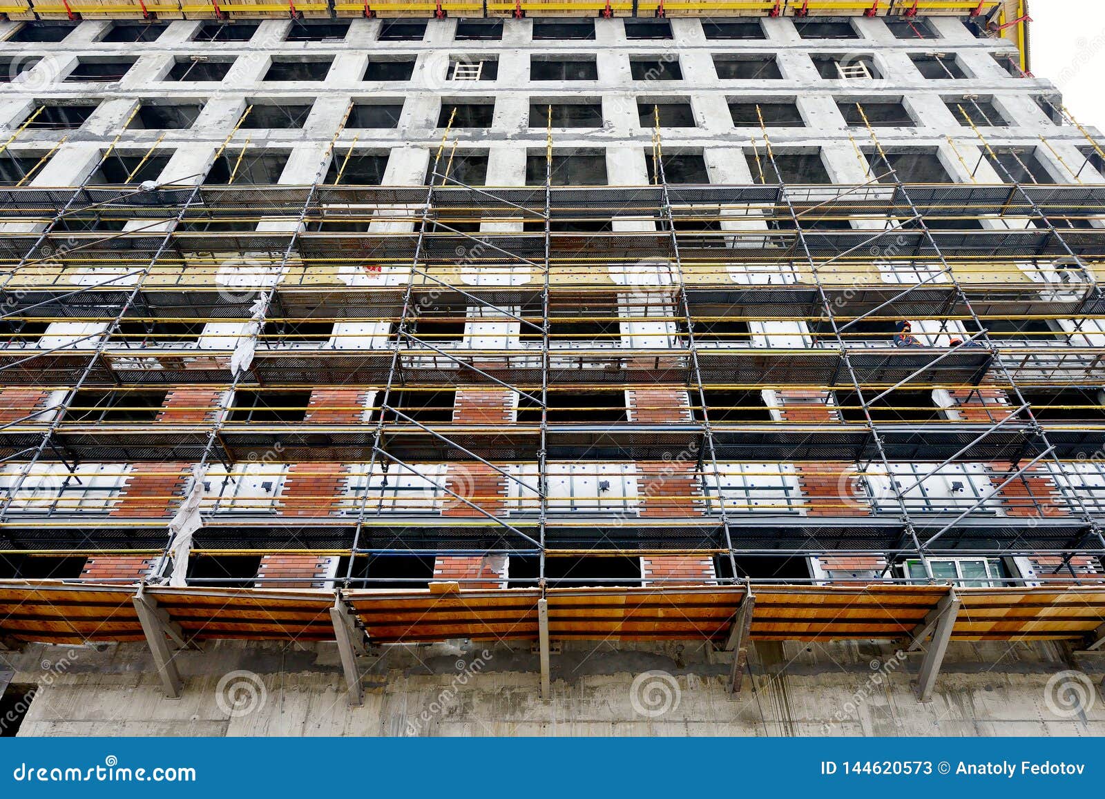 High-rise Residential Uilding Under Construction Stock Image - Image of ...