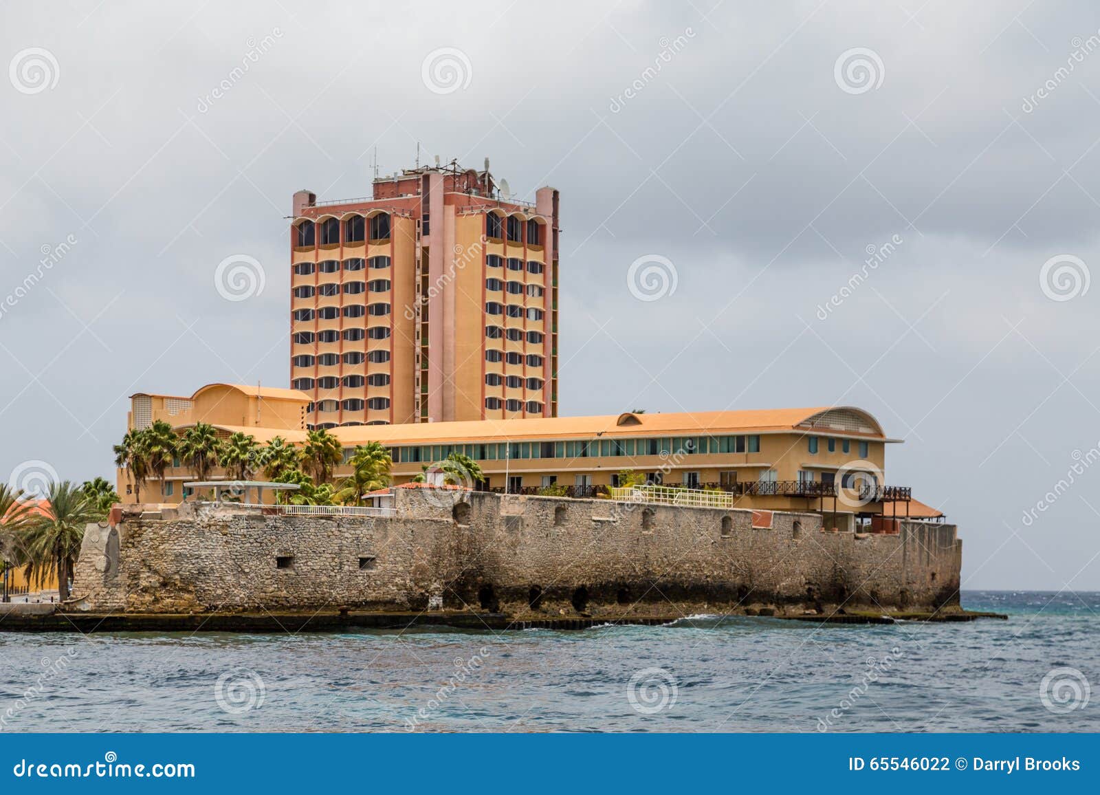 High Rise Resort on Curacao Stock Photo - Image of paradise, condos ...