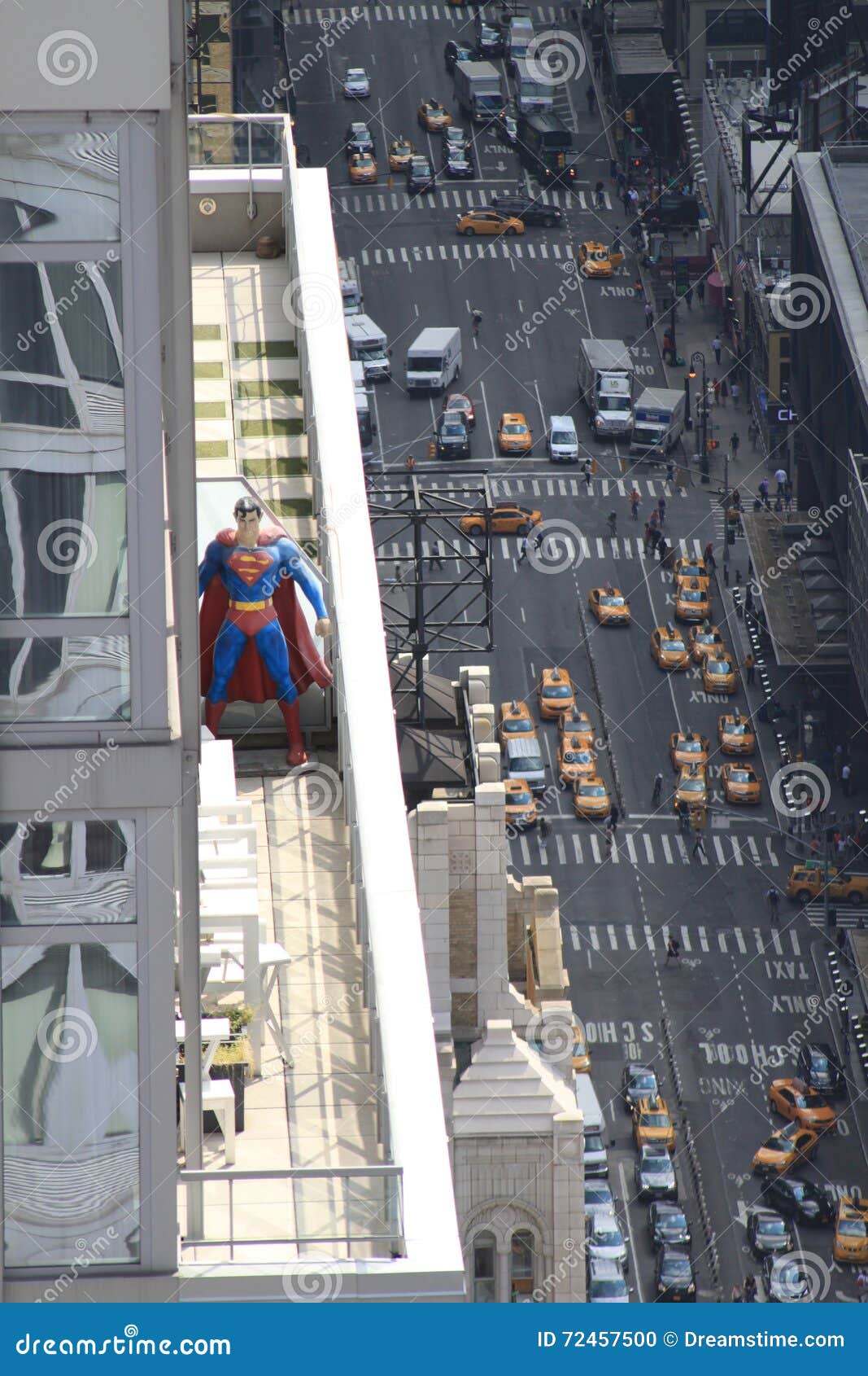 High Rise Superman editorial image. Image of superman - 72457500