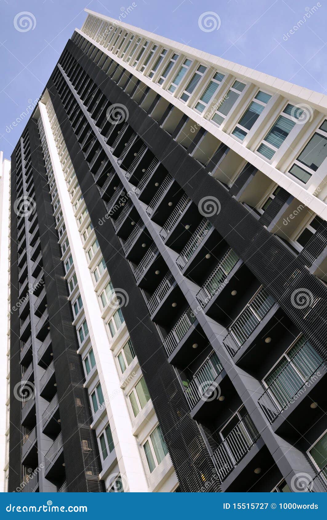 High Rise Tower Block stock image. Image of block, balcony - 15515727
