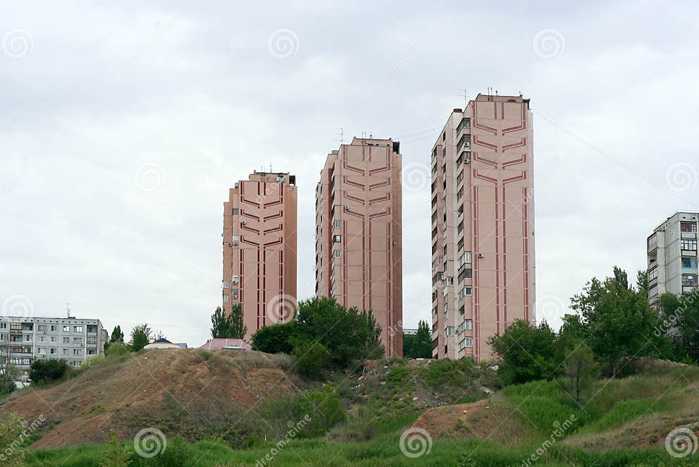 High-rise vein building stock image. Image of conversion - 10372631