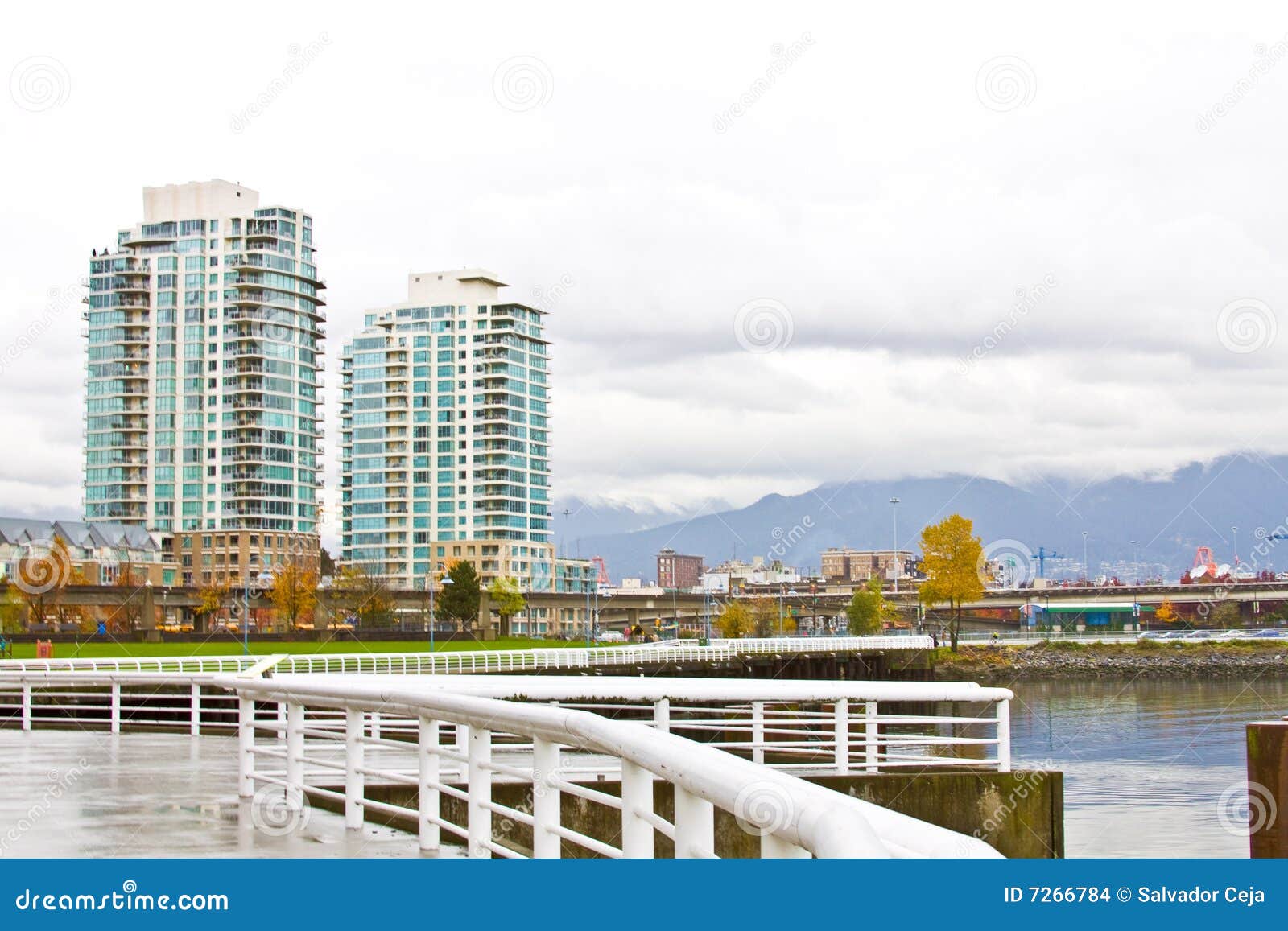 High rise & water stock photo. Image of life, corporate - 7266784