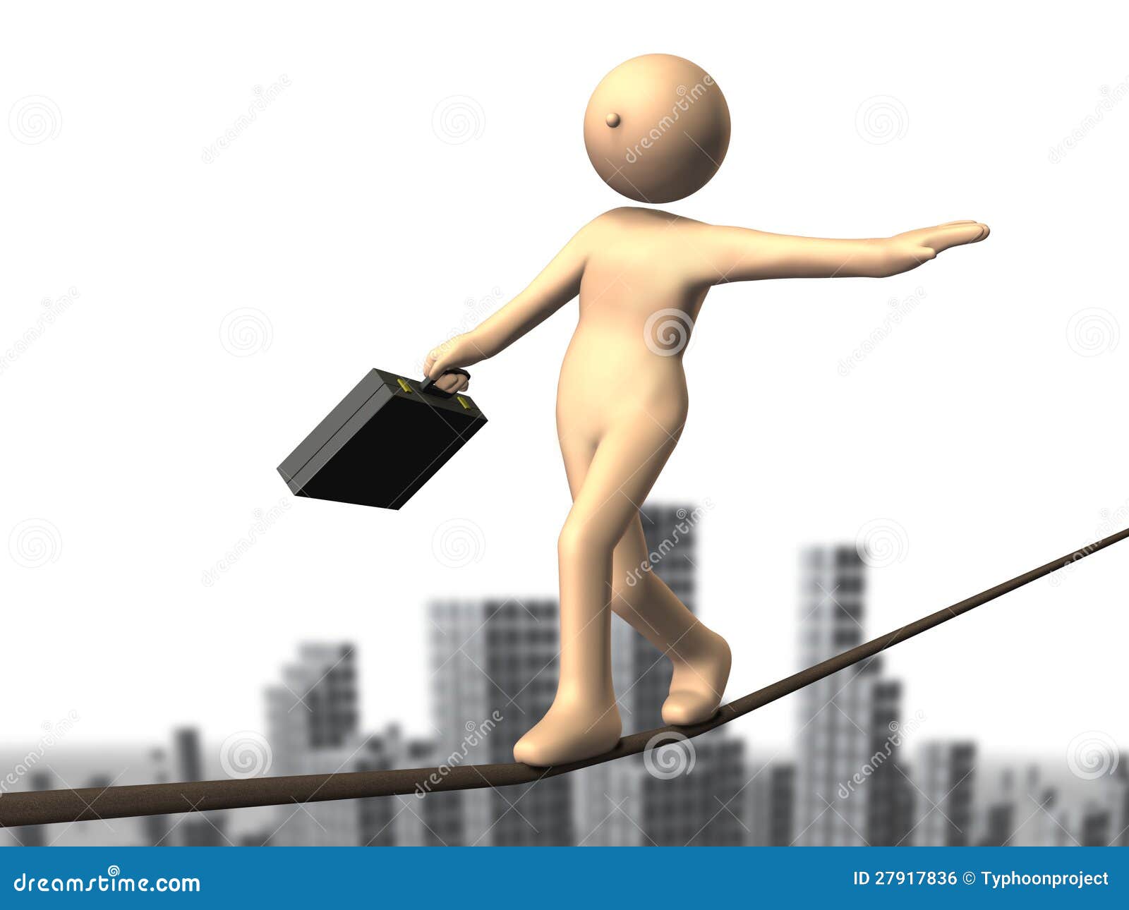 Risk Business Concept Emoticon Vector Illustration | CartoonDealer.com ...