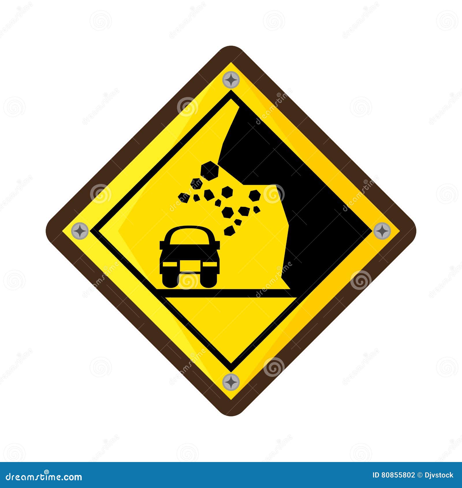 High risk of collapse stock vector. Illustration of collapse - 80855802