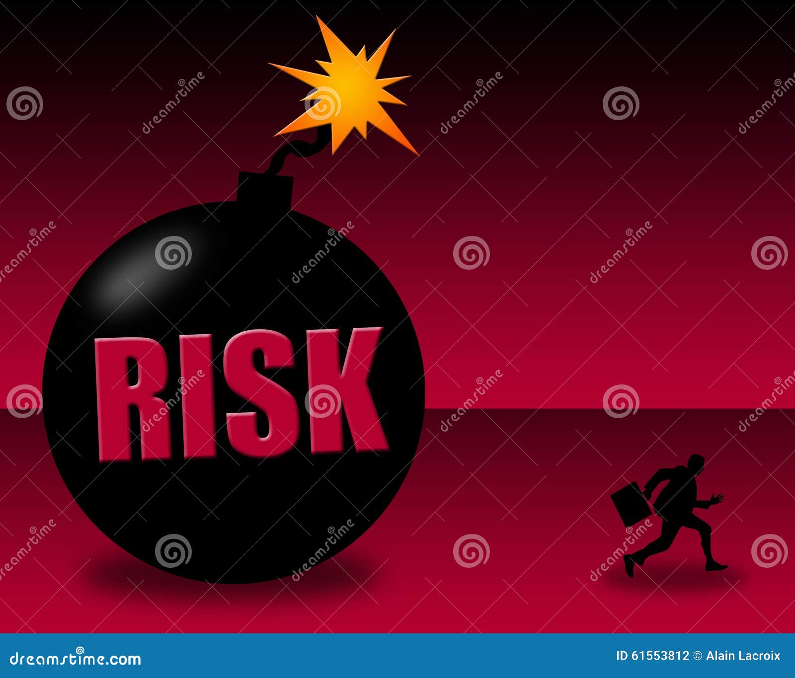 High Risk Newspaper Headline Increased Danger Level Stock Photography ...