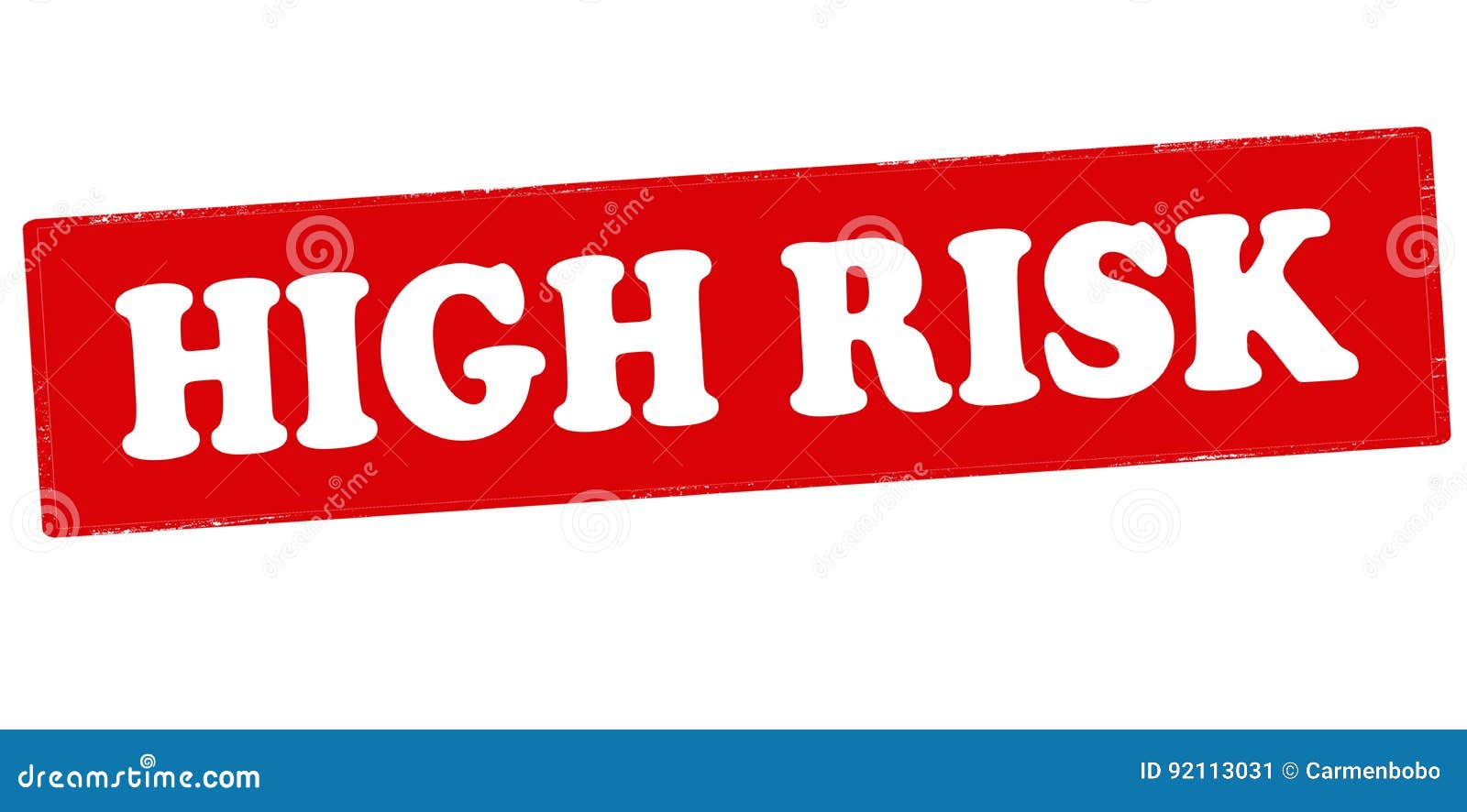 High Risk Newspaper Headline Increased Danger Level Stock Photography ...