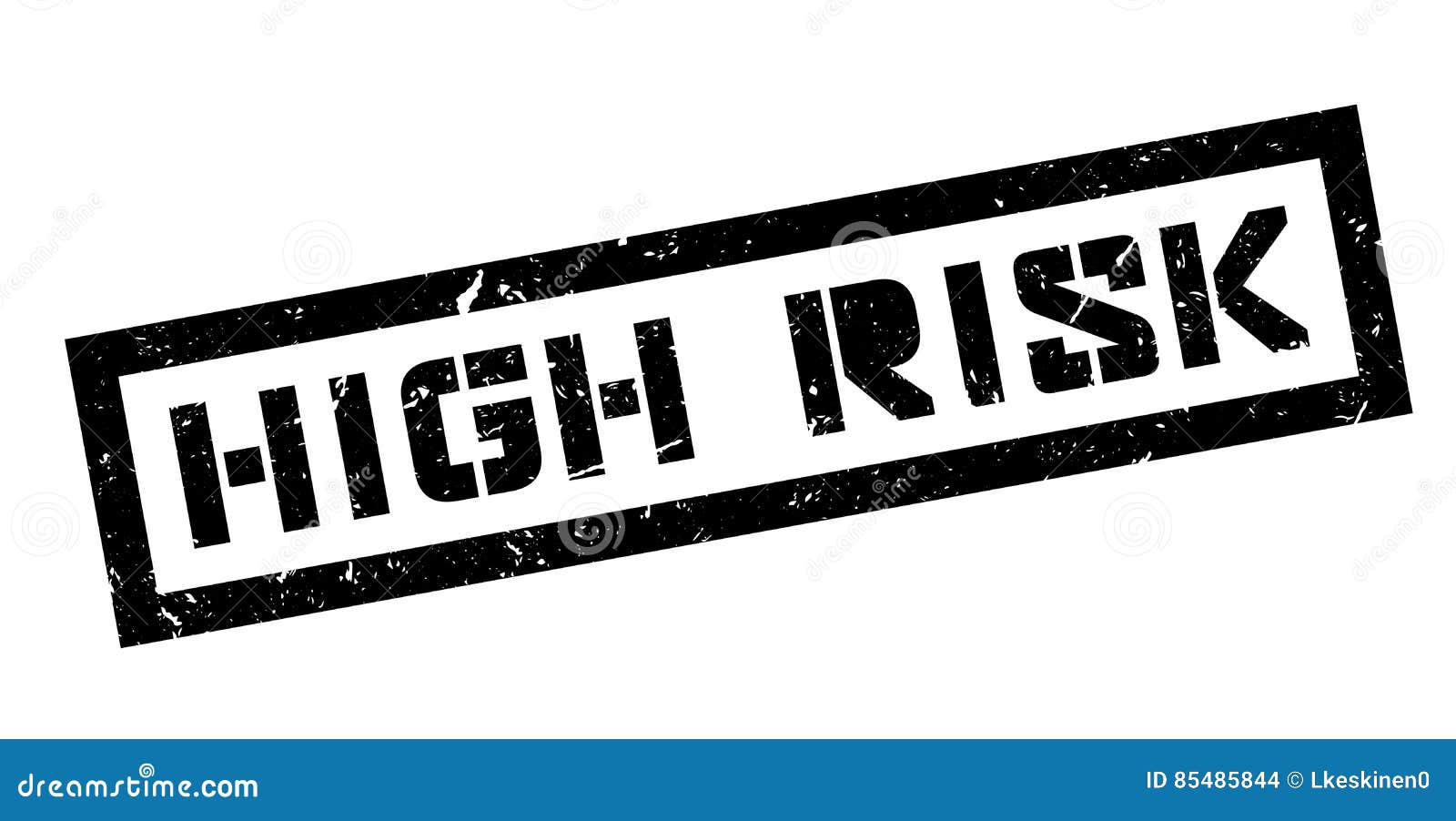 High Risk rubber stamp stock illustration. Illustration of button ...