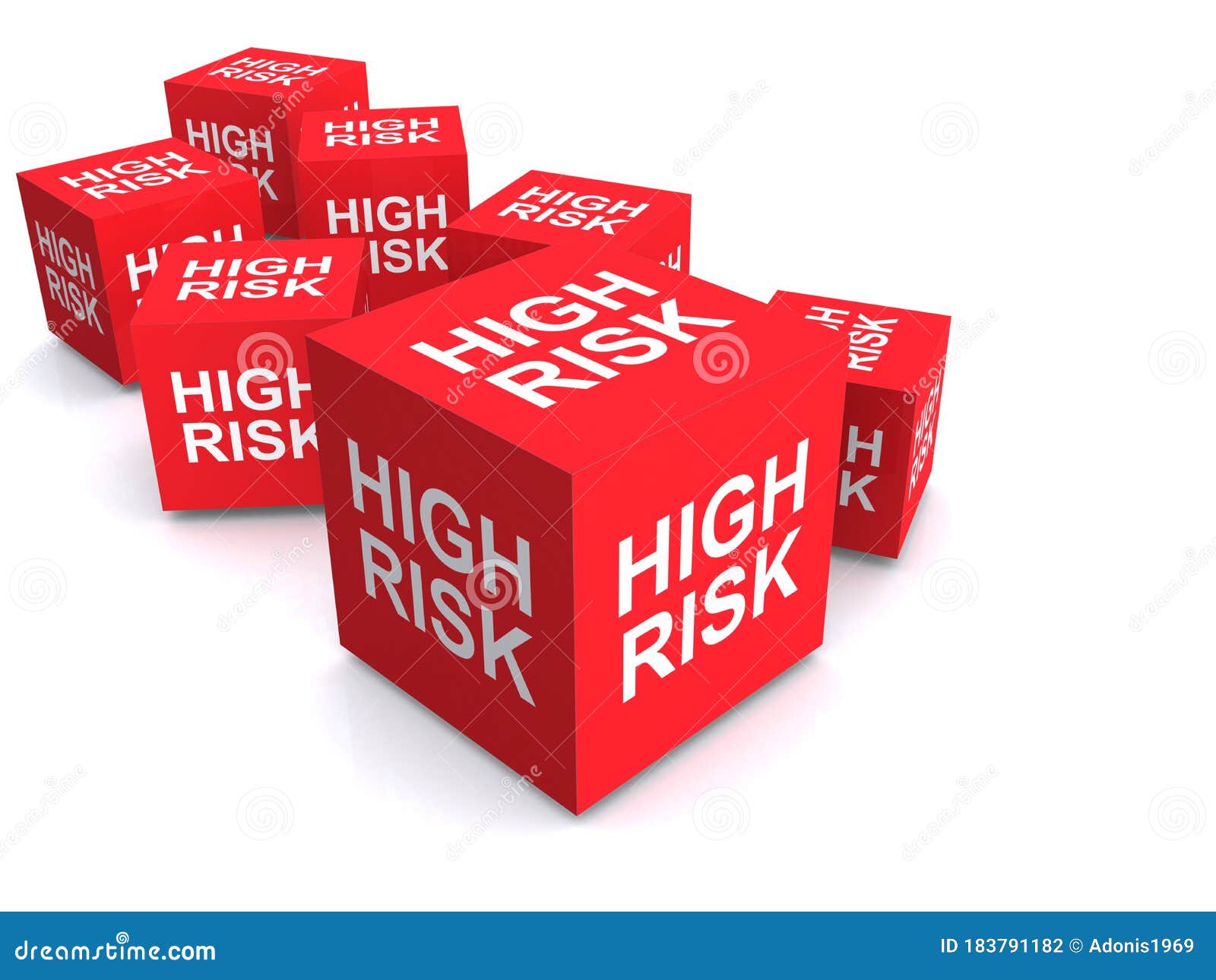 High Risk Area Sign Vector Illustration | CartoonDealer.com #84730620
