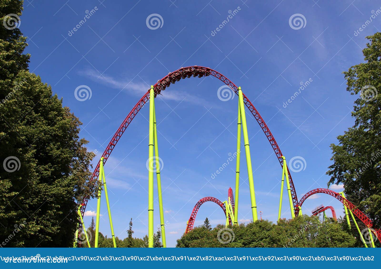 Roller coaster two stock image. Image of excitement - 120405557