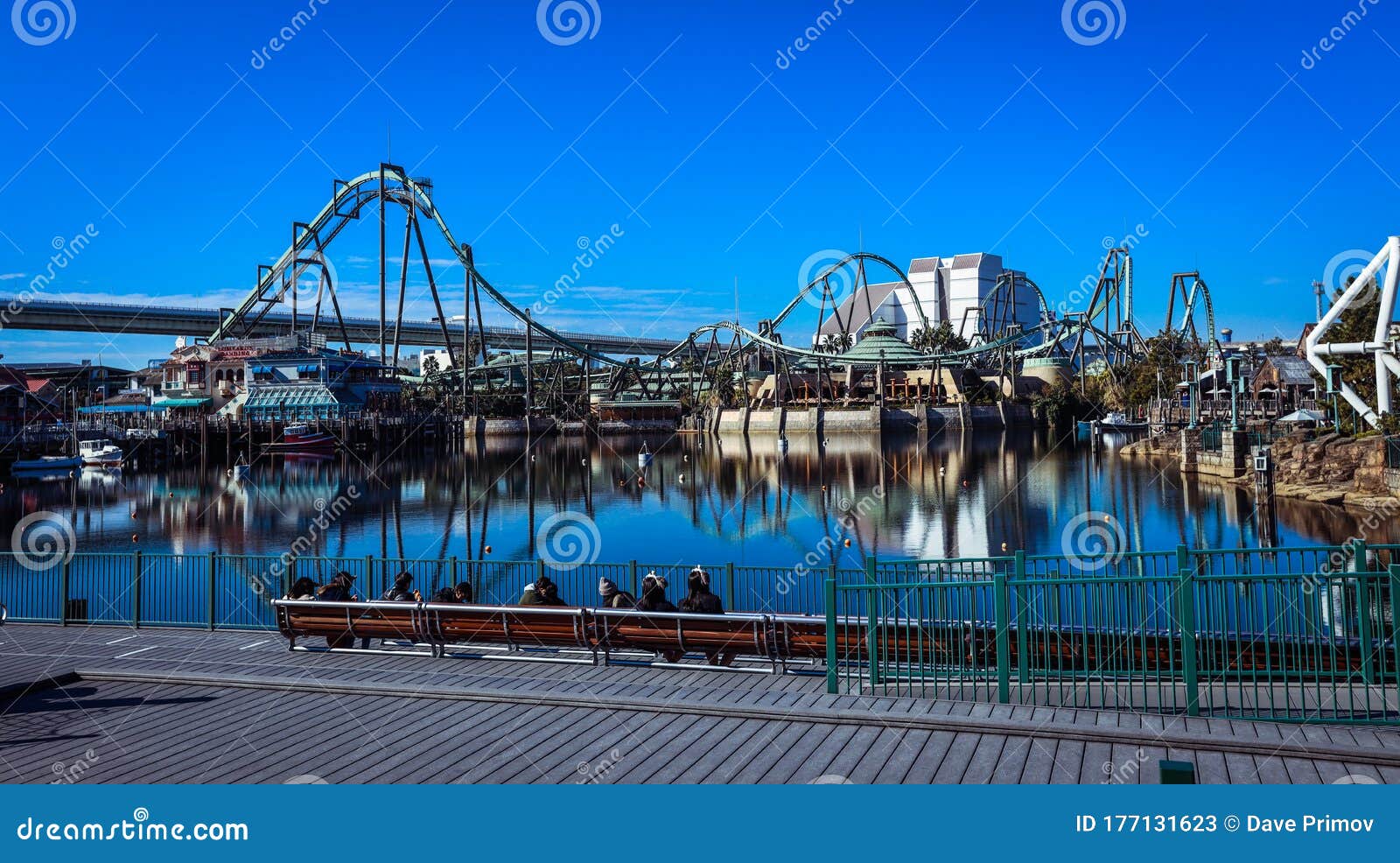 Roller Coaster in Universal Studios in Osaka, Japan Editorial Stock ...
