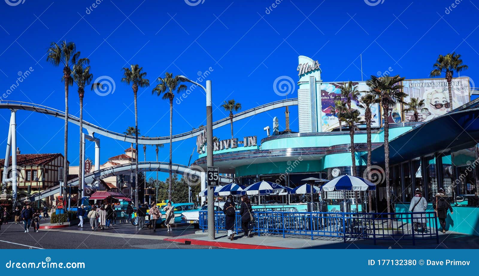 Roller Coaster in Universal Studios in Osaka, Japan Editorial Image ...