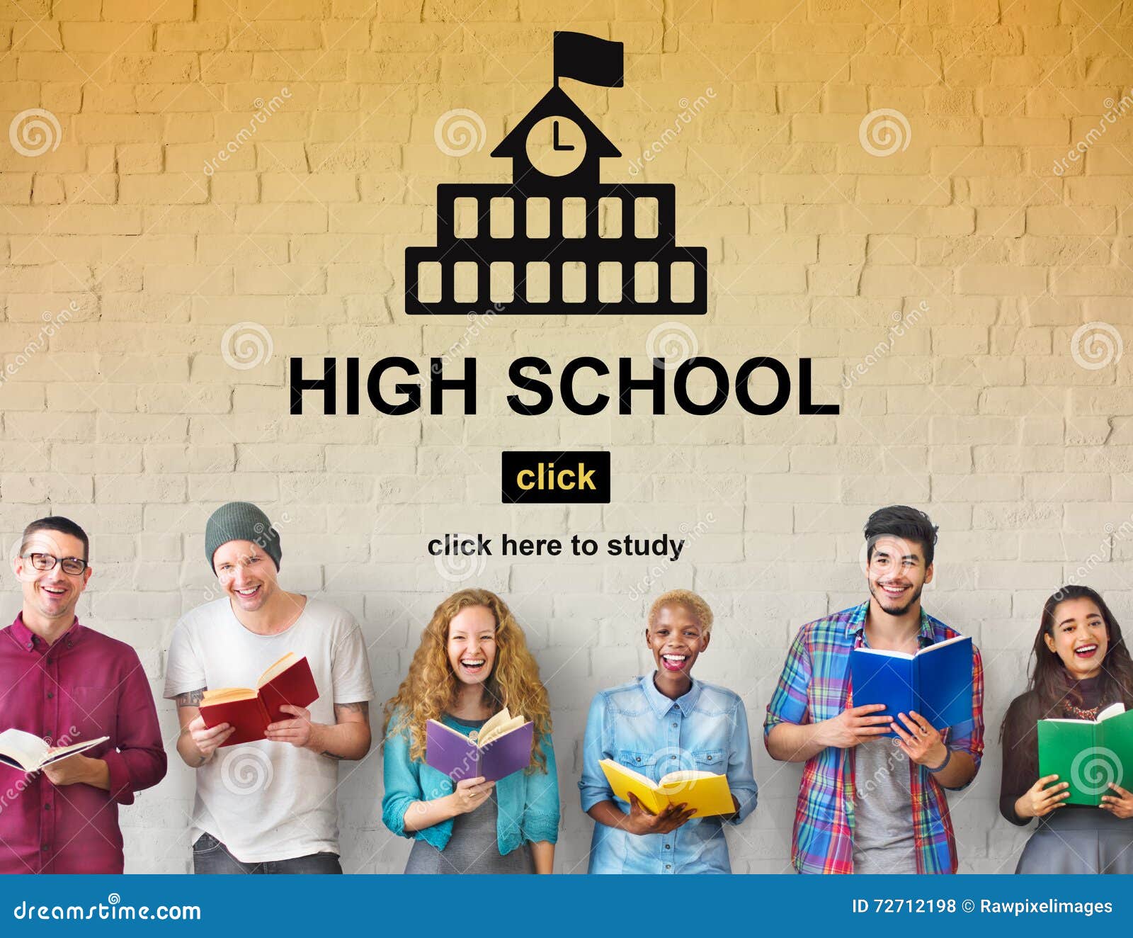 High School Academic Knowledge Student Concept Stock Photo - Image of ...