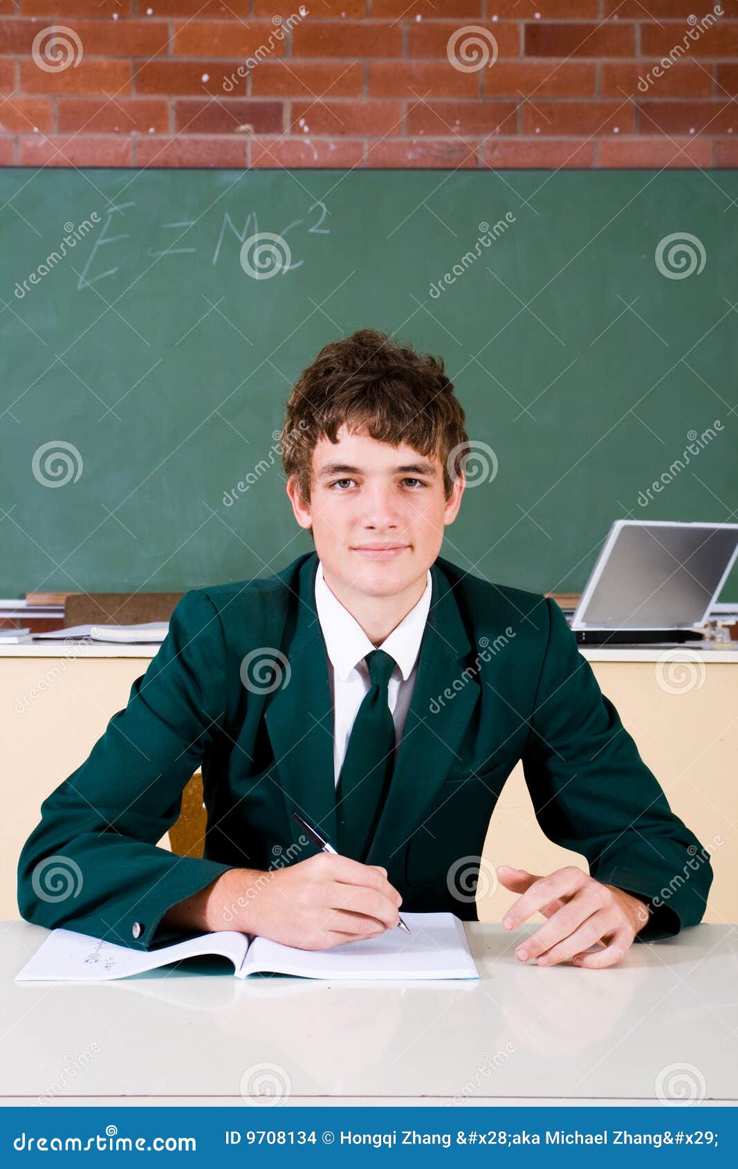 High School Boy Student