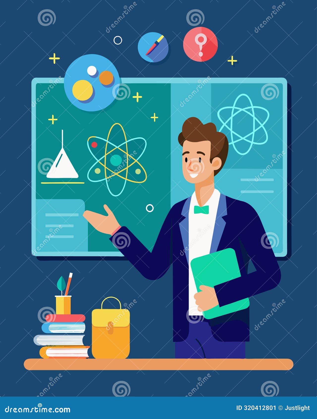 In a High School Classroom a Teacher Using Interactive Simulations To ...