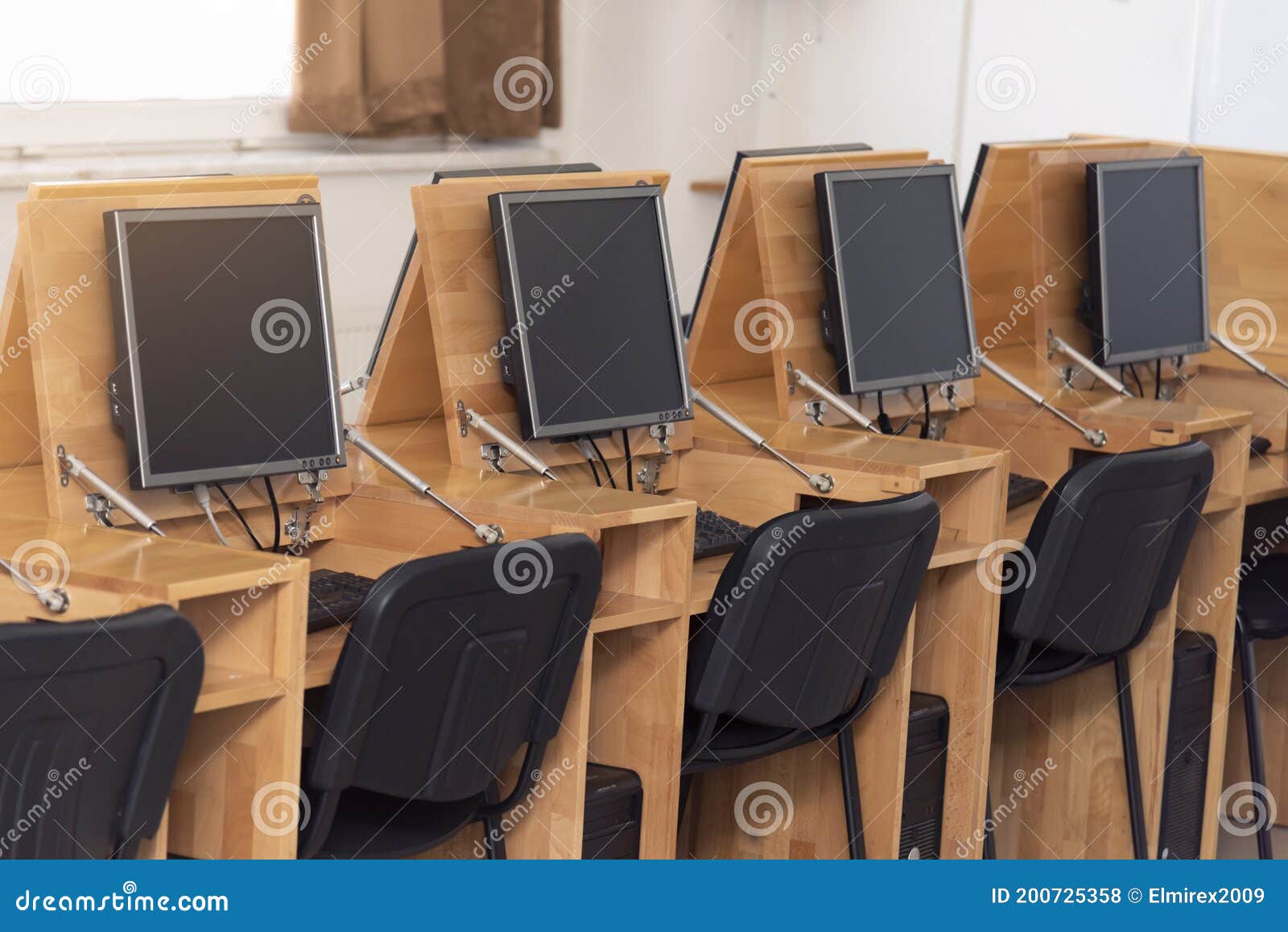 High School Computer Lab Classroom is Still Empty after Months of No ...