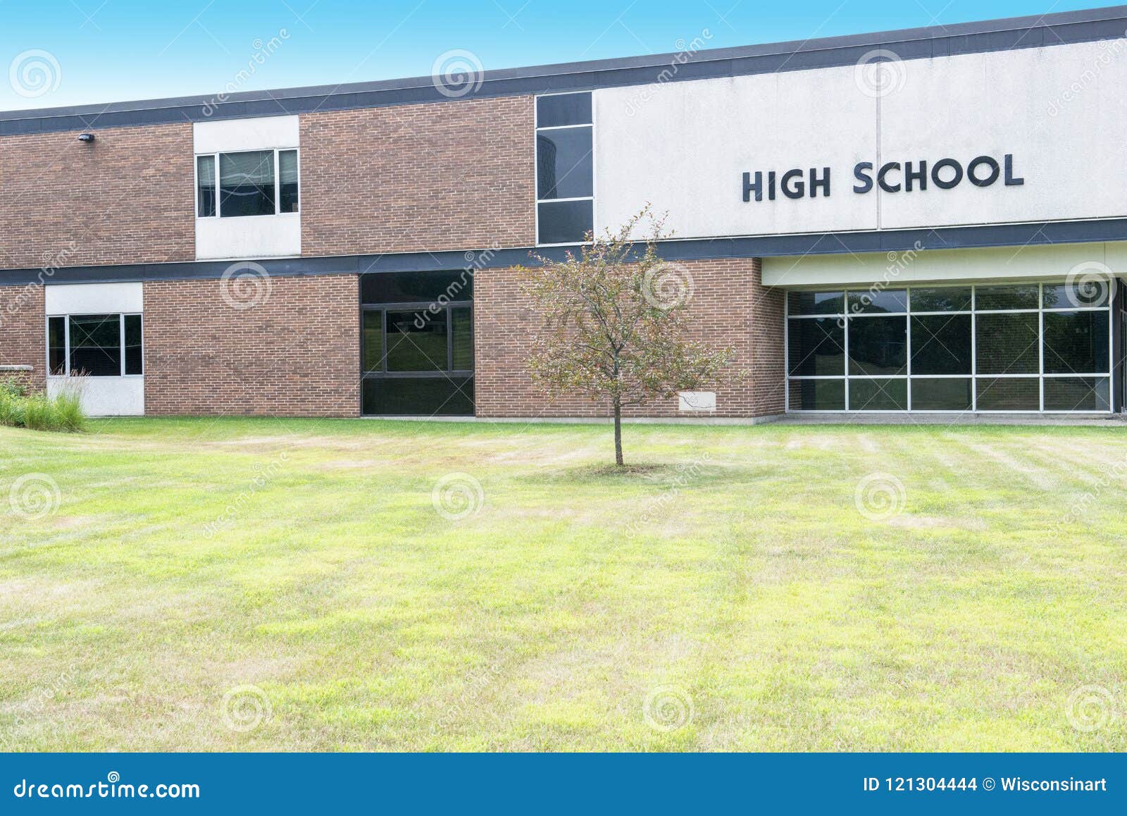 High School Education, Learning, Building Stock Photo - Image of venue ...