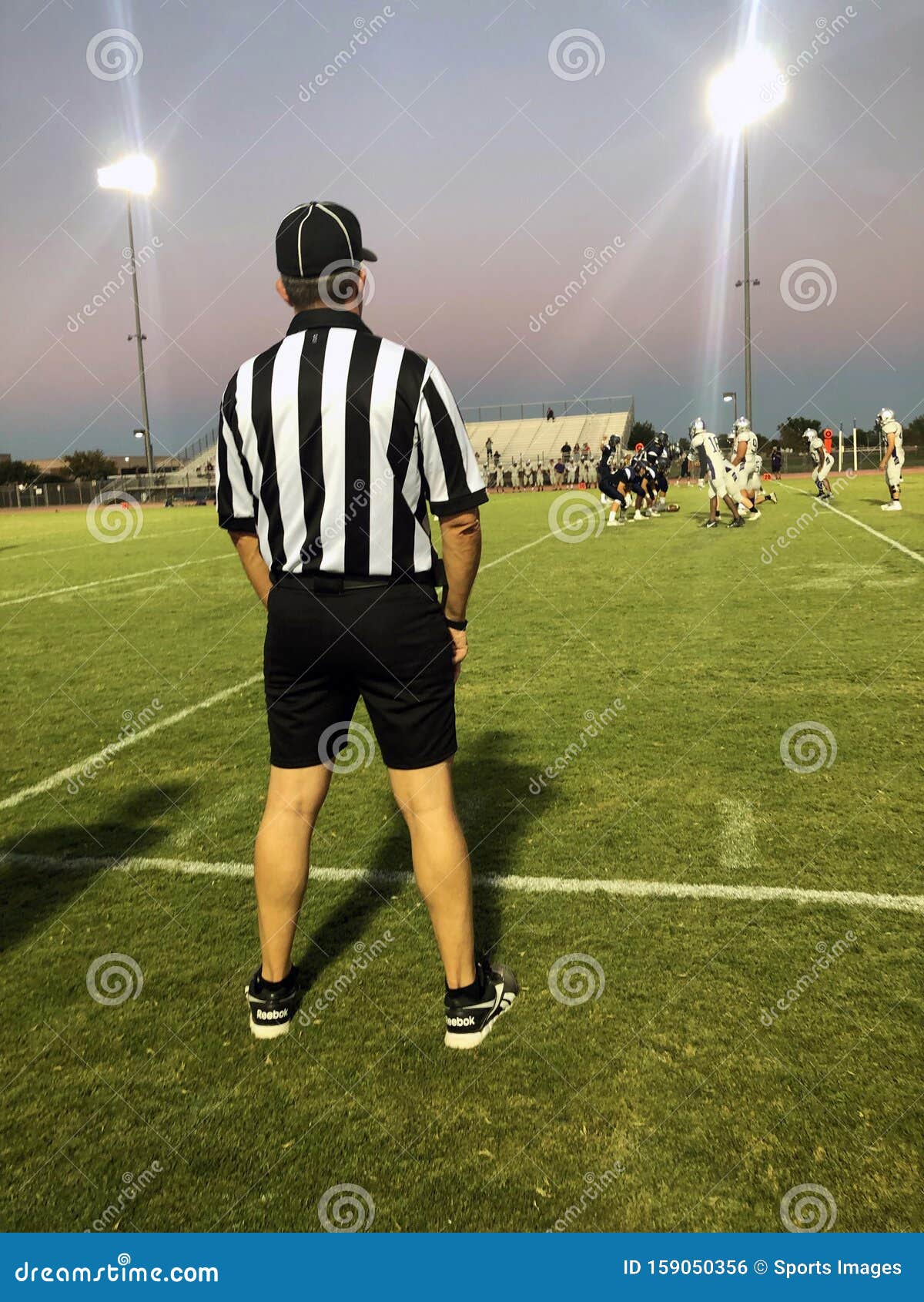 High School Football. editorial photo. Image of referee - 159050356