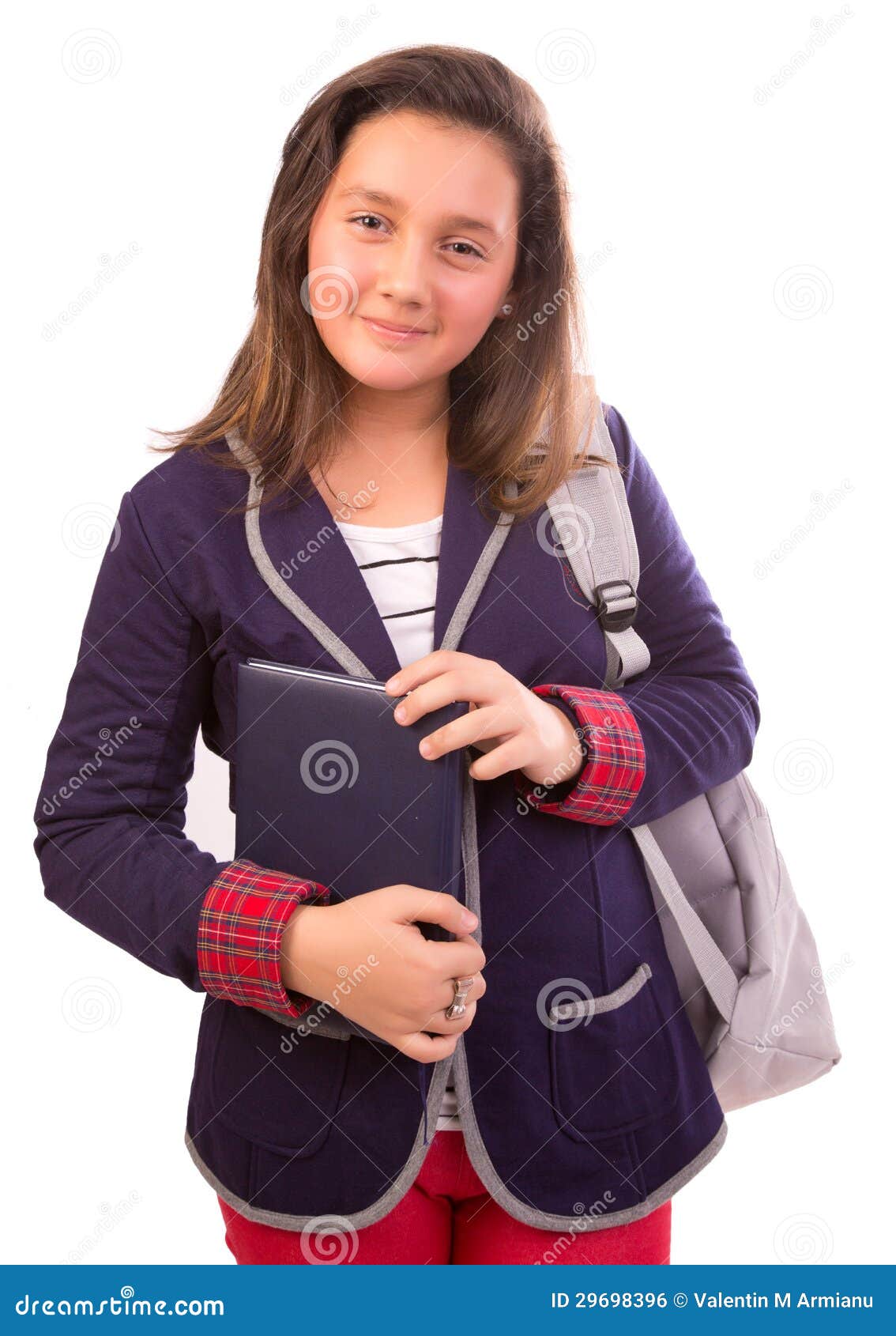 High school girl stock photo. Image of books, study, classroom - 29698396
