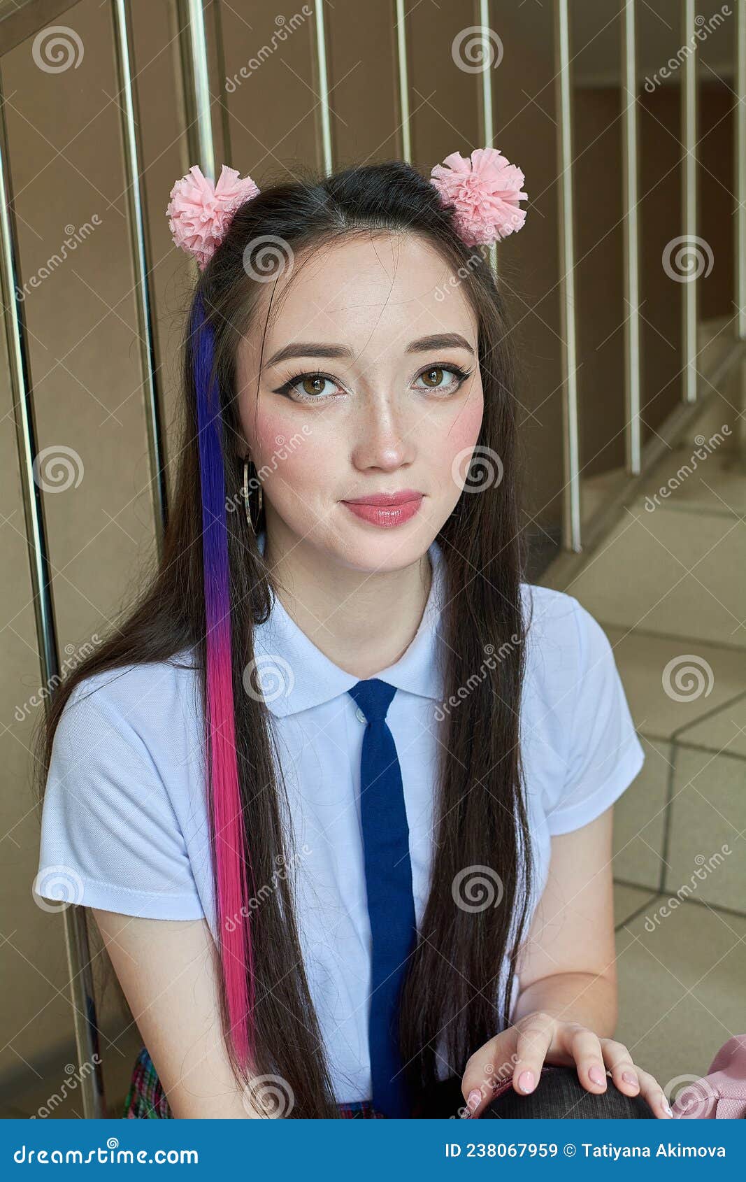 High School Student. Anime Style Stock Image - Image of event, costume ...