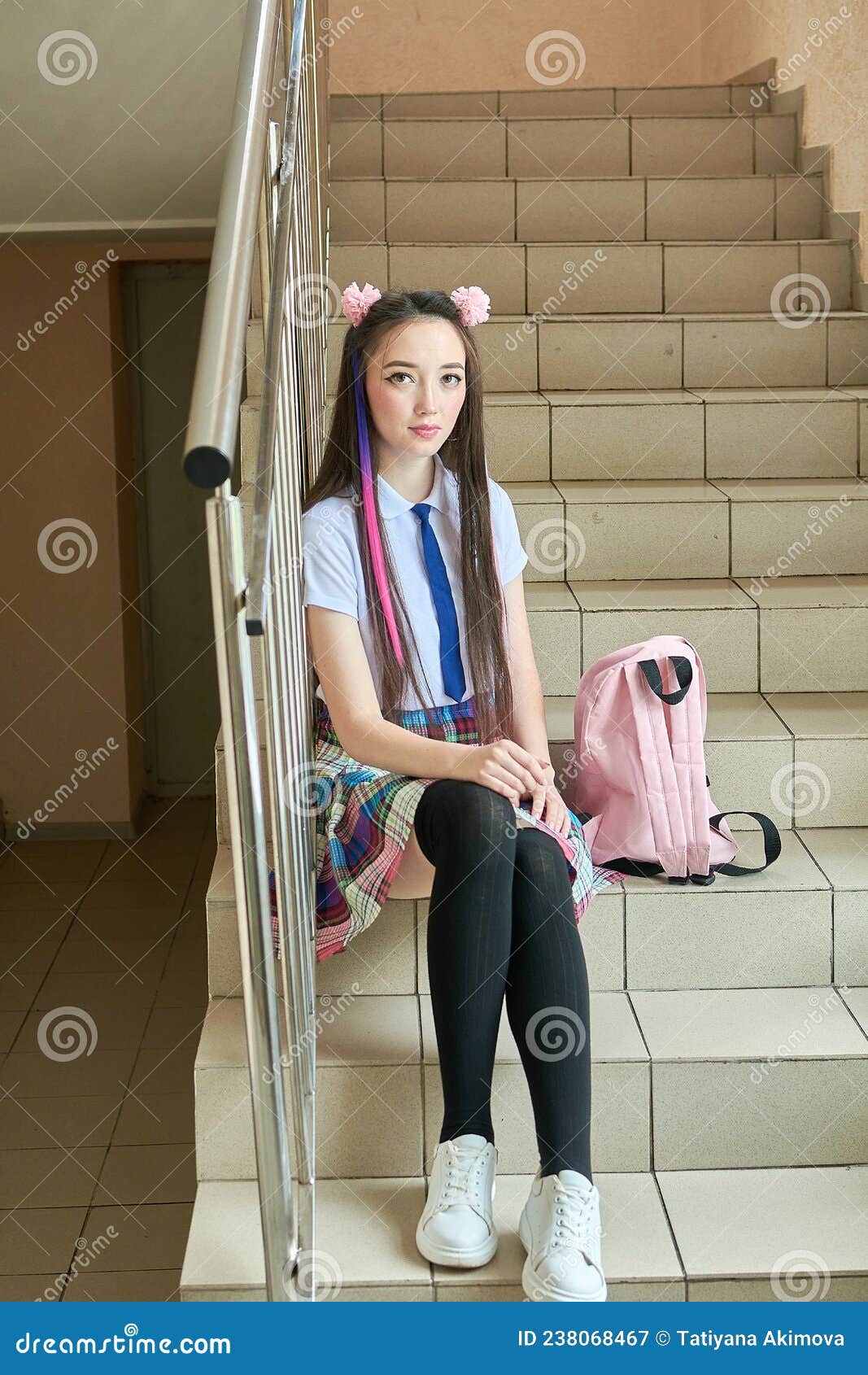 High School Student. Anime Style Stock Image - Image of festival ...