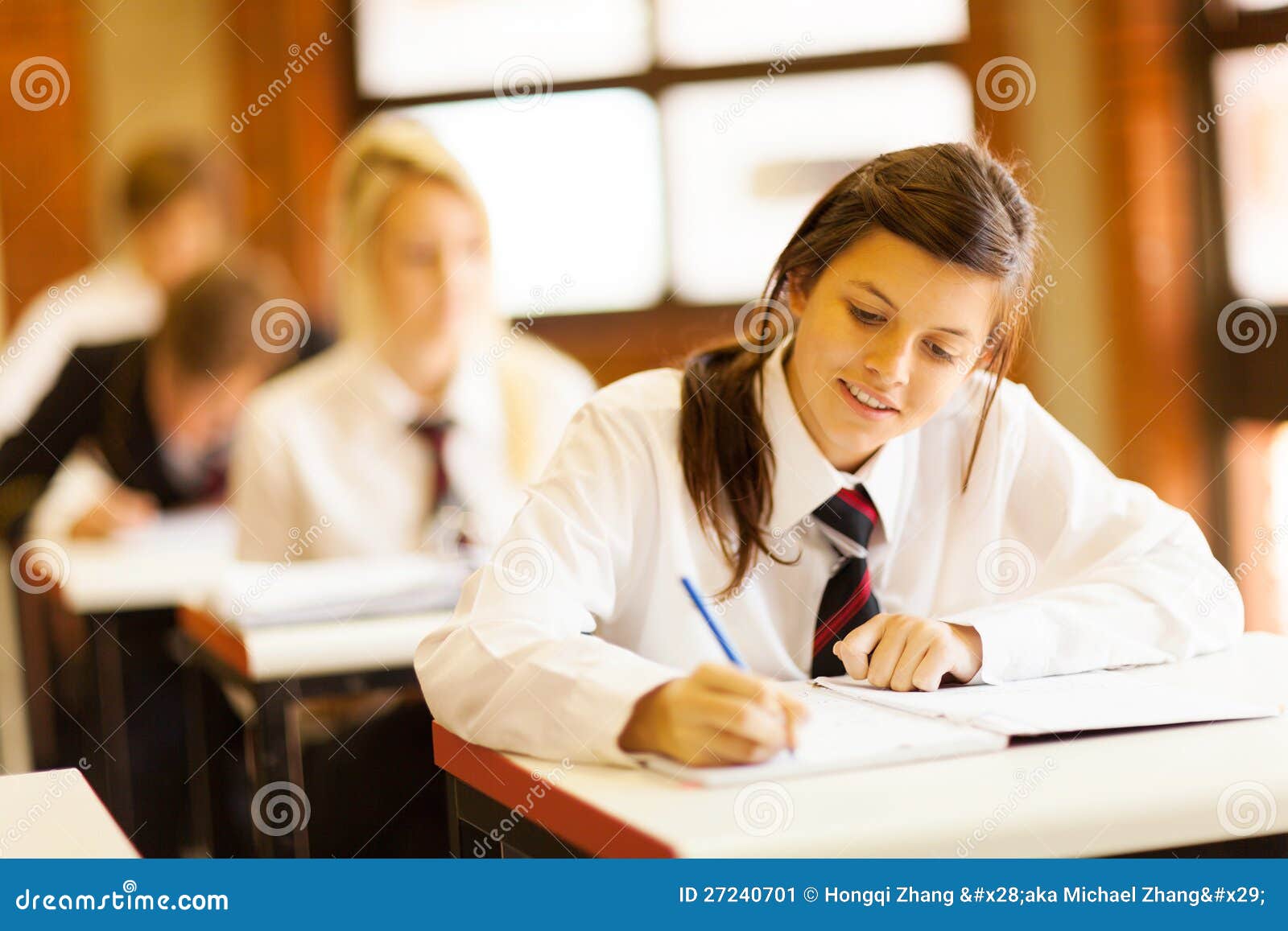 High school students stock image. Image of sitting, classmates - 27240701