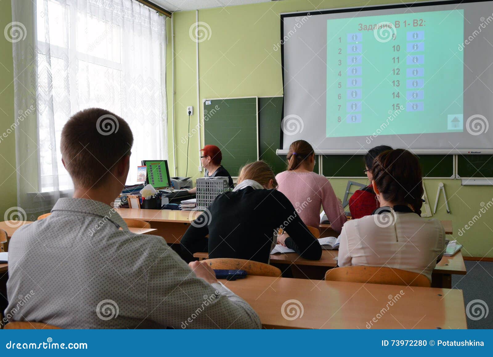 High School Students Decide To Test Editorial Image - Image of cheating ...