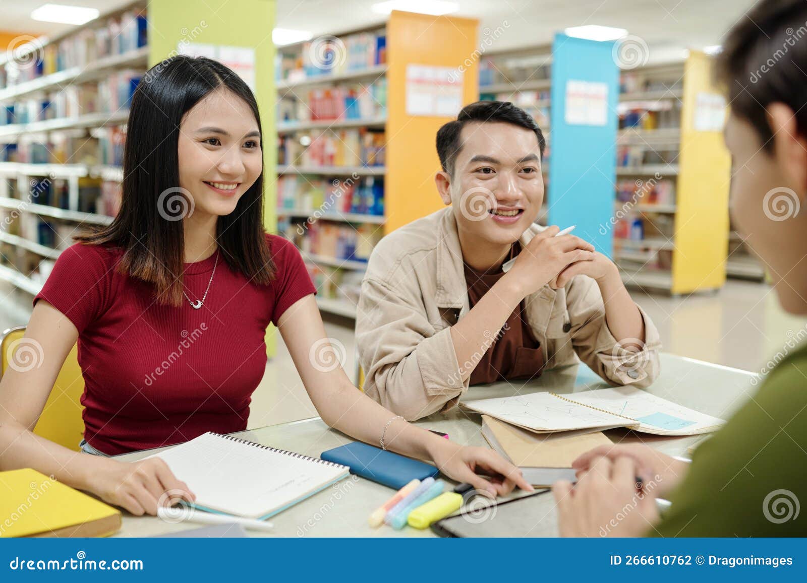 High School Students Discussing Project Stock Photo - Image of teenager ...