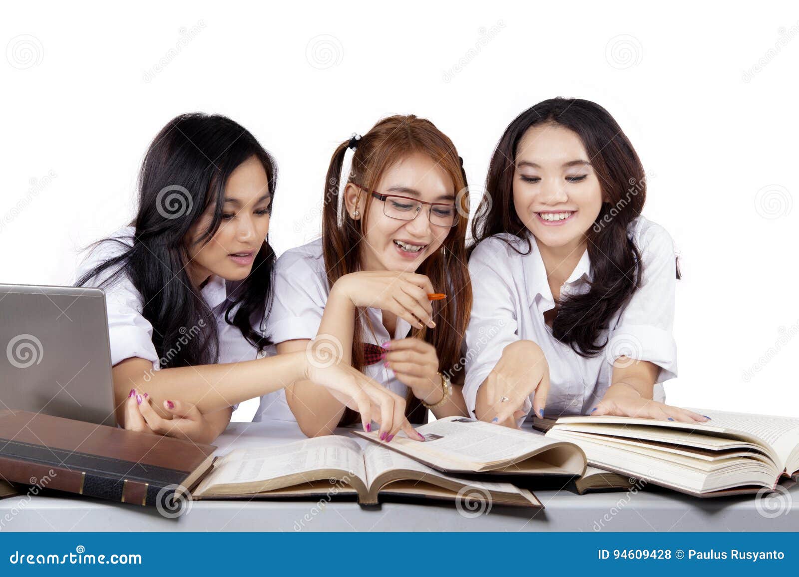 High School Students Doing Homework Stock Photo - Image of people ...
