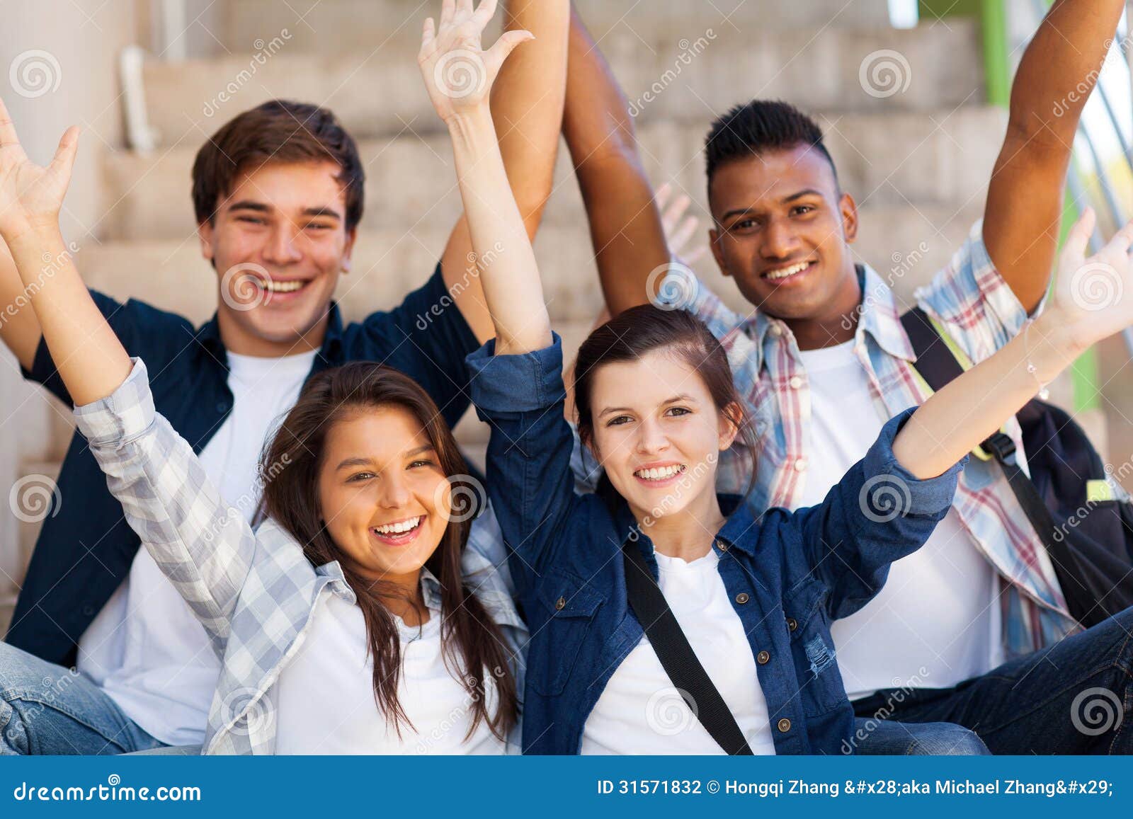 High school students stock photo. Image of casual, campus - 31571832