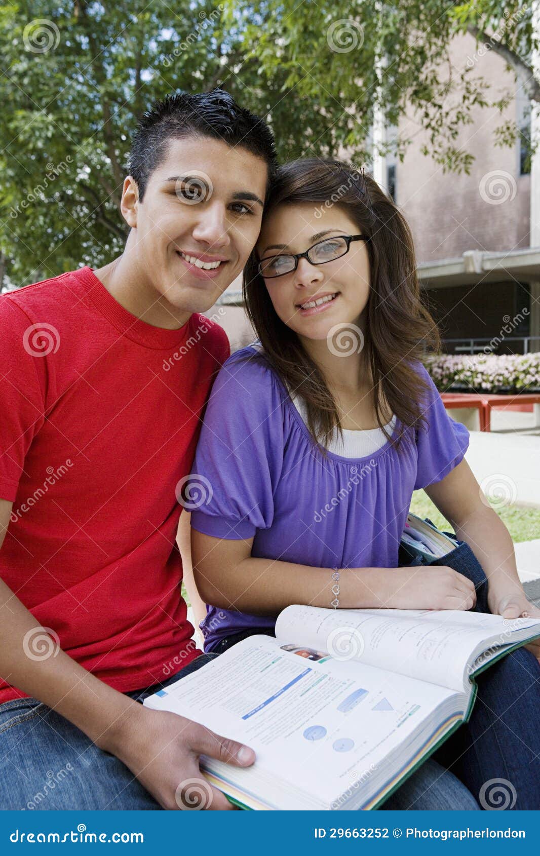 High School Students Studying Stock Photo - Image of high, learning ...