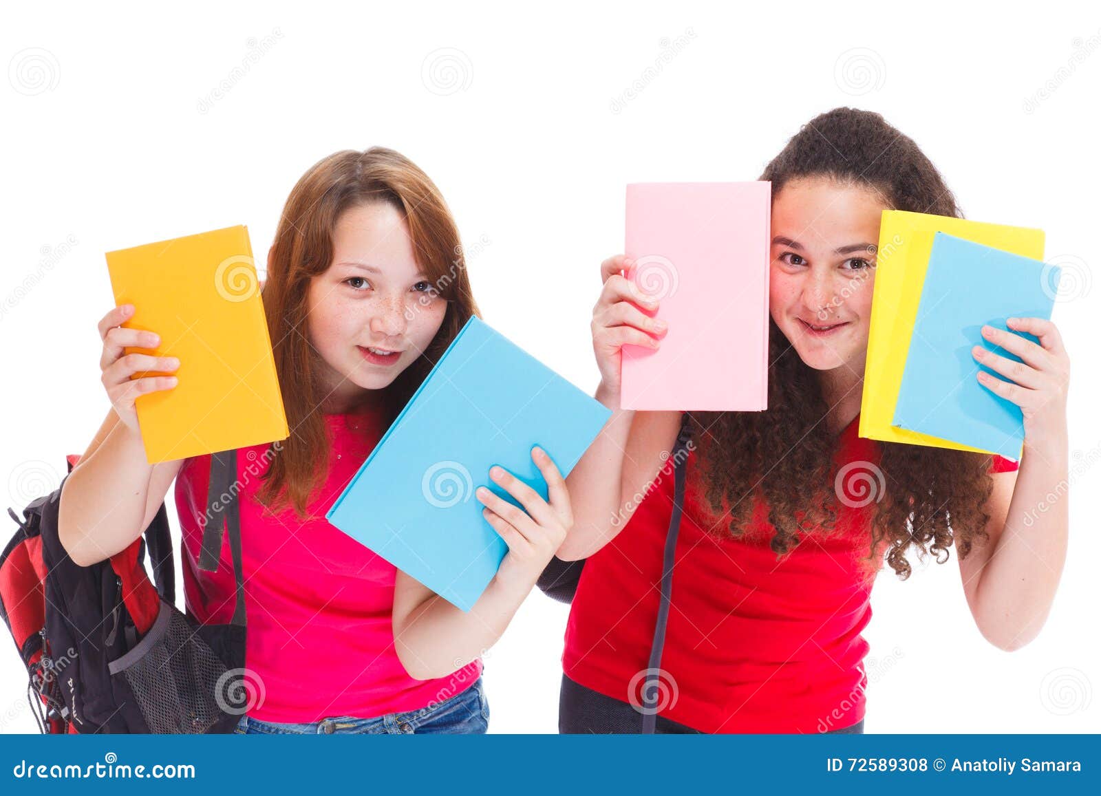 High school students stock photo. Image of books, healthy - 72589308
