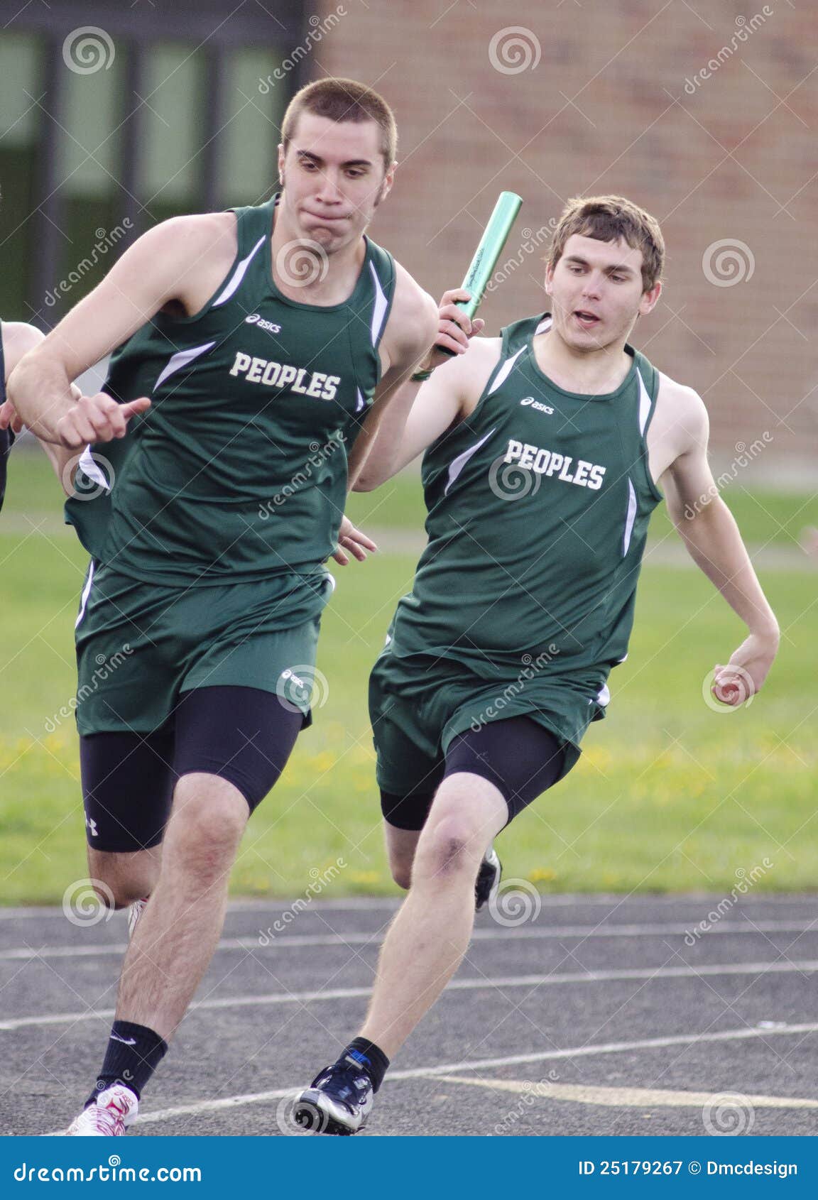 High School Track 4x100 Relay Editorial Photography - Image of long ...