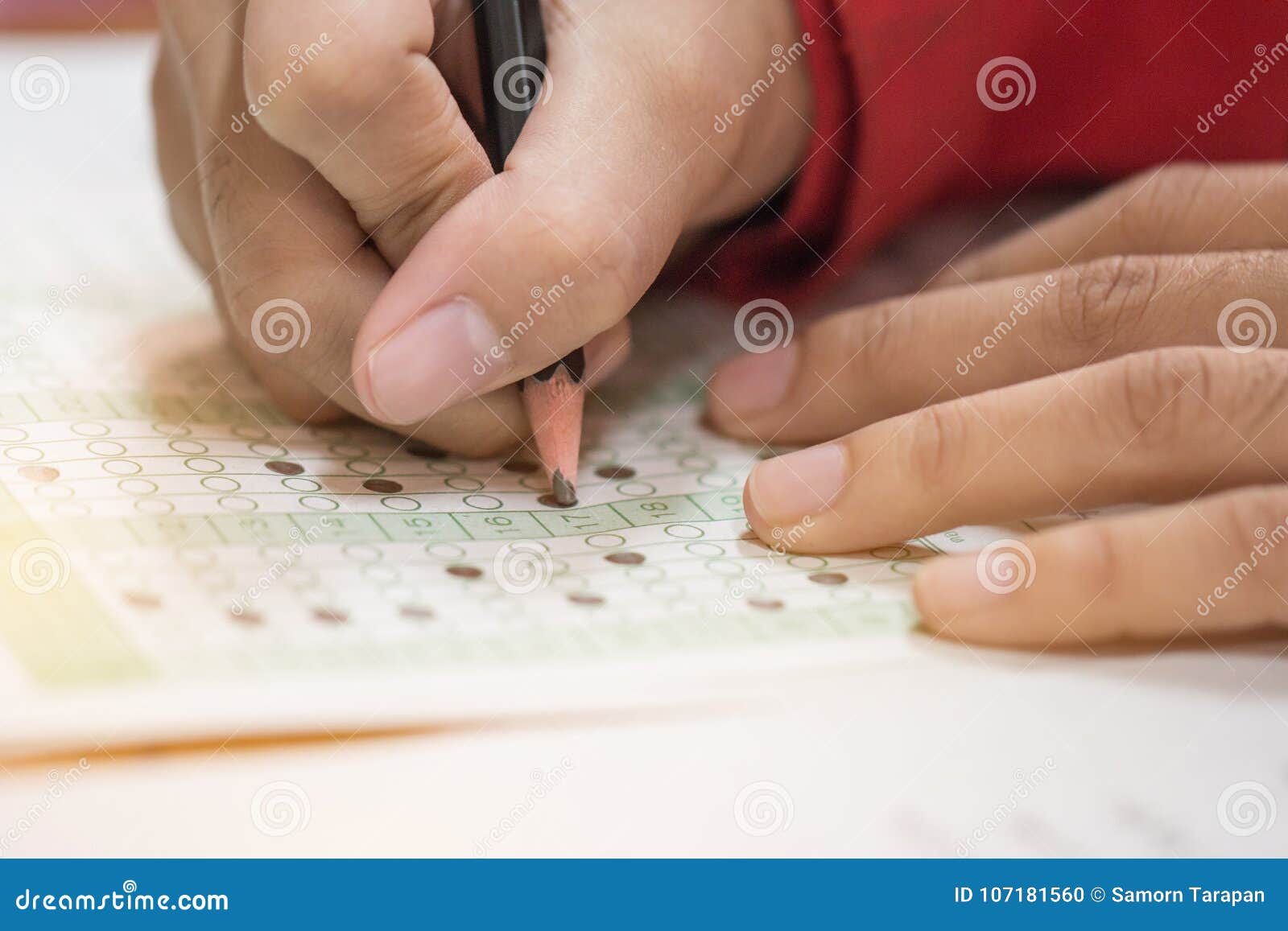 High School or University Student Hands Taking Exams, Writing Ex Stock ...